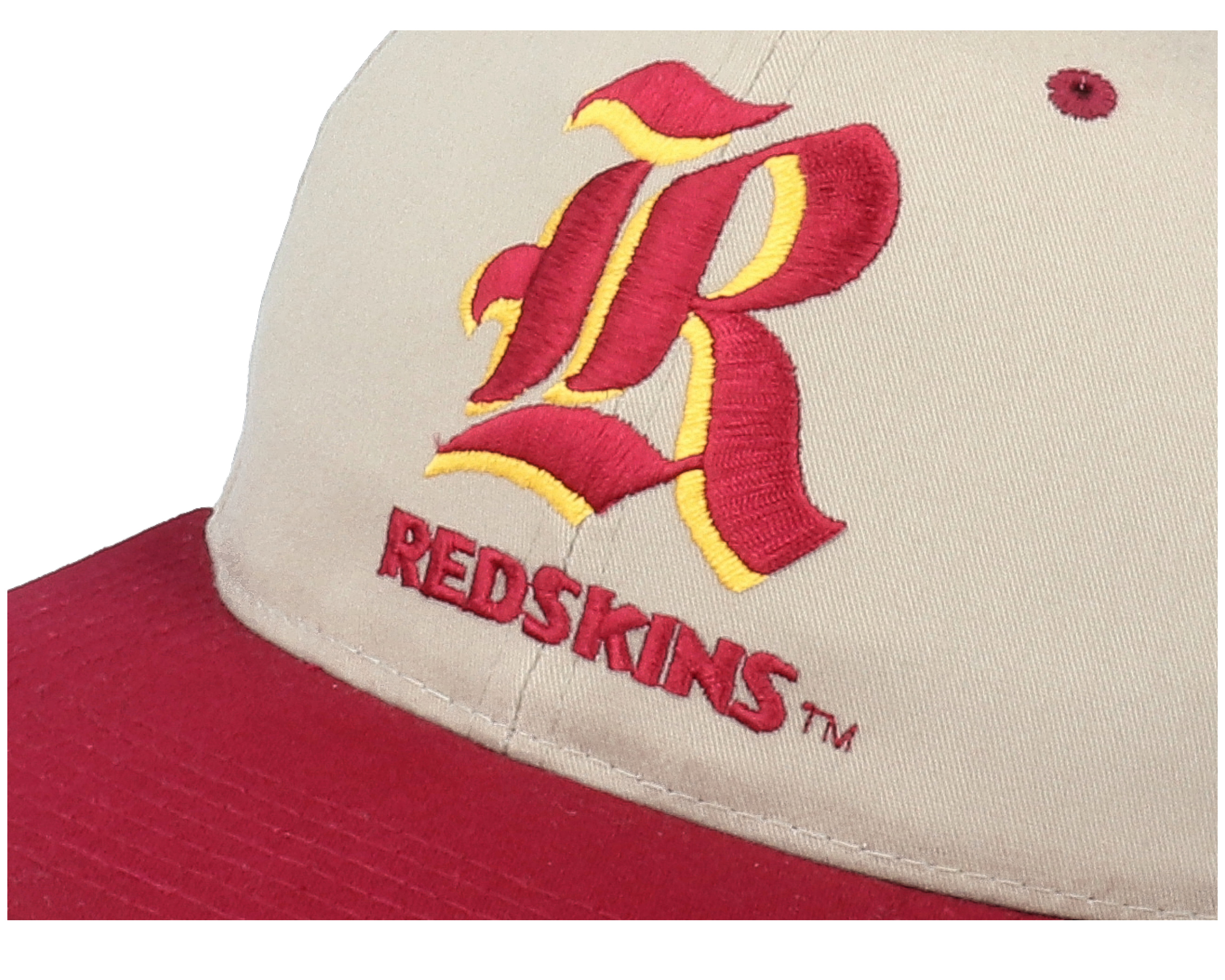 Washington Football Team Old English Logo NFL Vintage Beige/Red ...