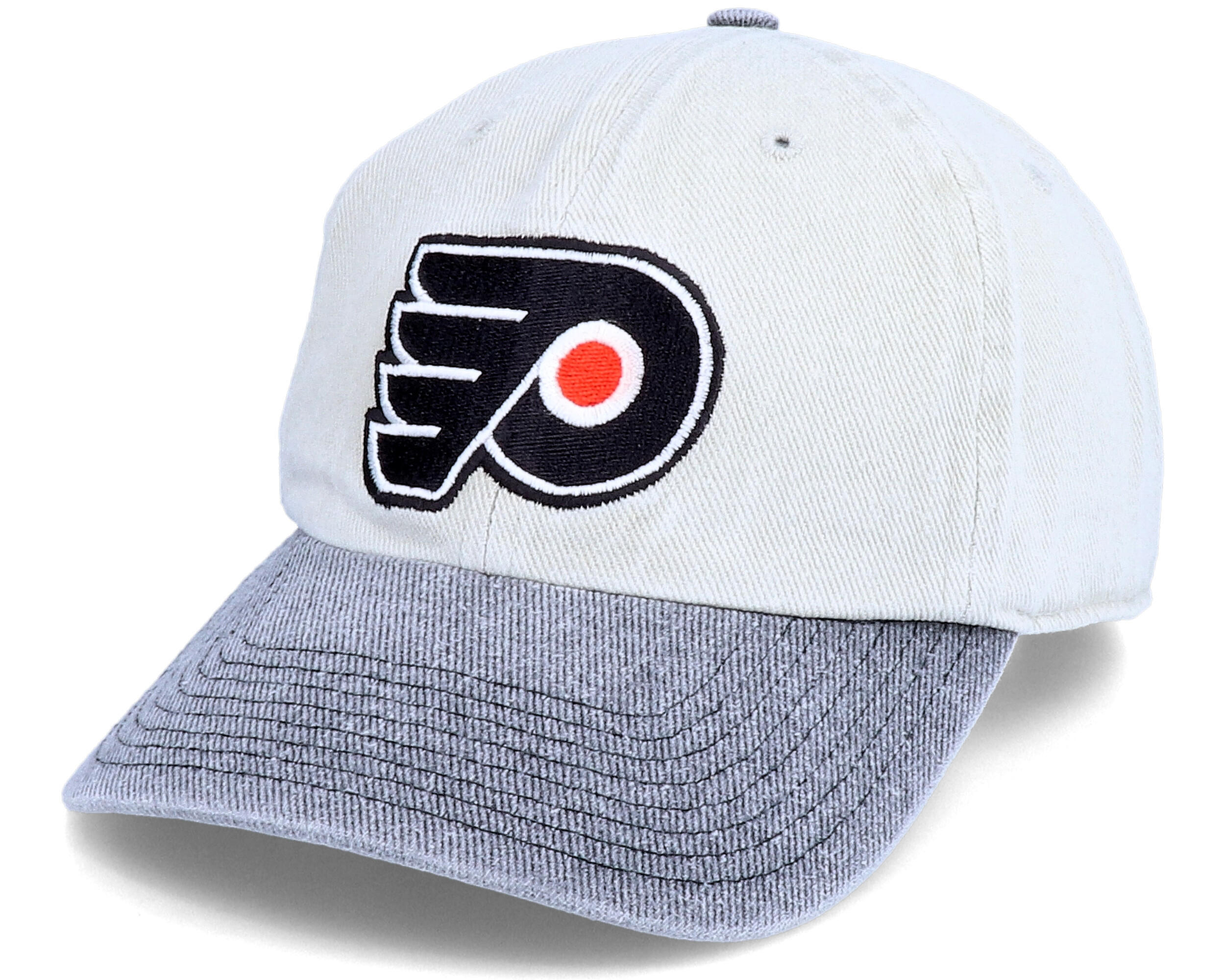 Philadelphia Flyers Old School Washed NHL Vintage Dad Cap ...