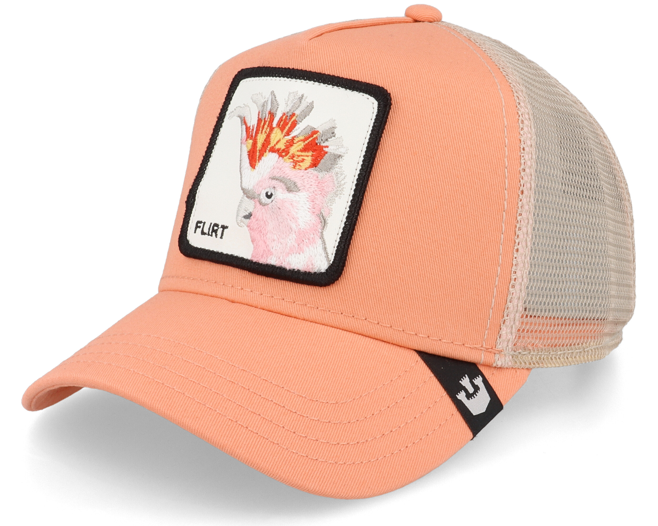 The Flirty Bird Coral Trucker - Goorin Bros. | Hatstoreworld.com