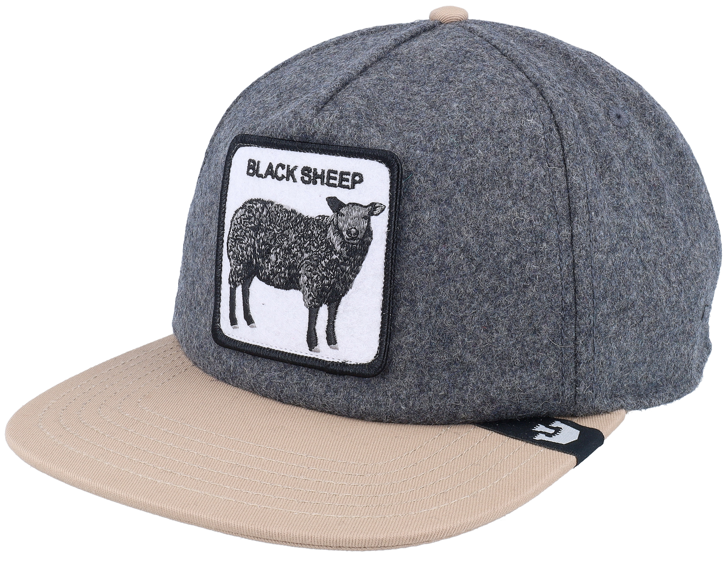 Flock Mountain Wildlife Heather Grey Snapback - Goorin Bros ...