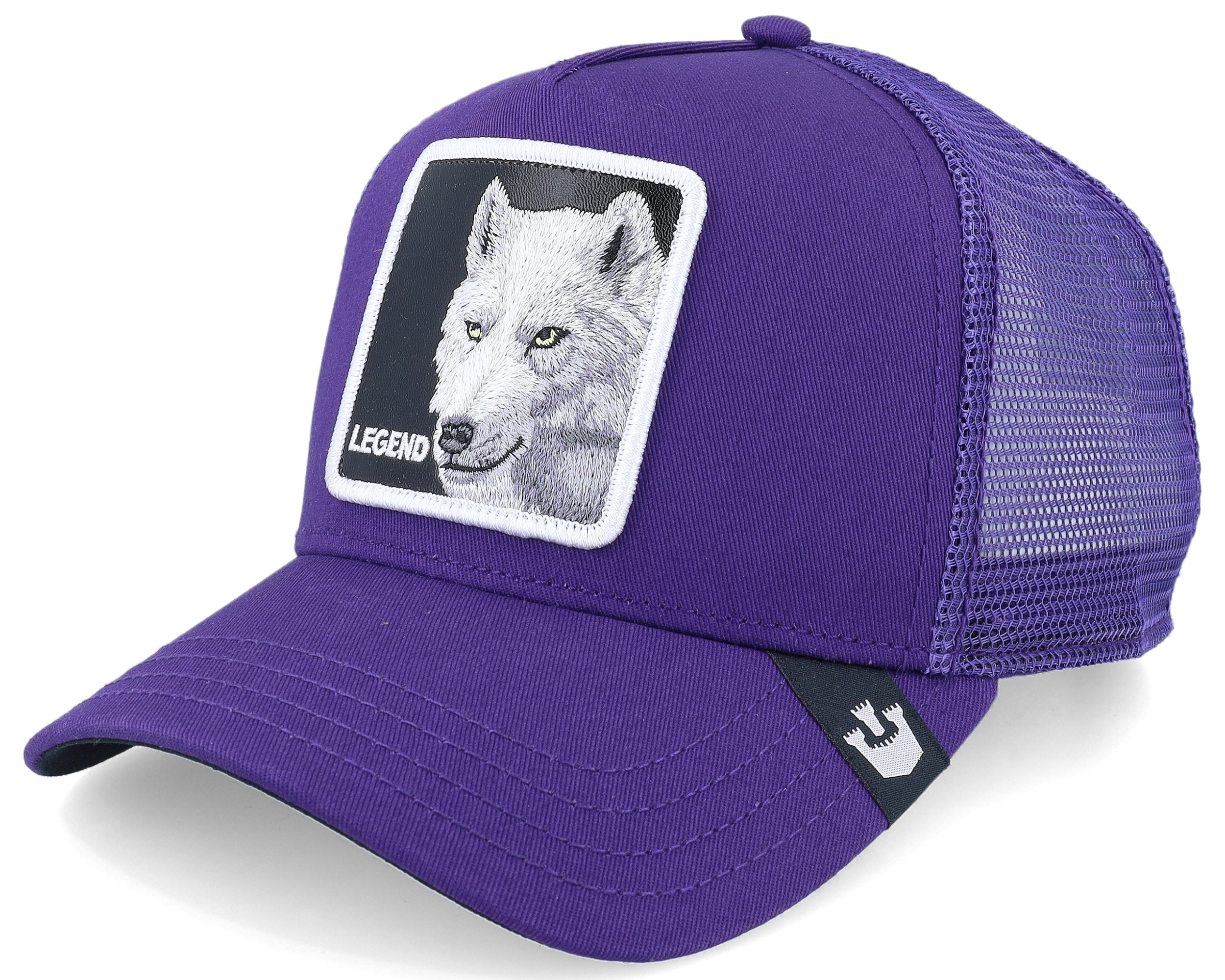 Legendary Wolf Core Sport Purple A-Frame Trucker | Hatstoreworld.com