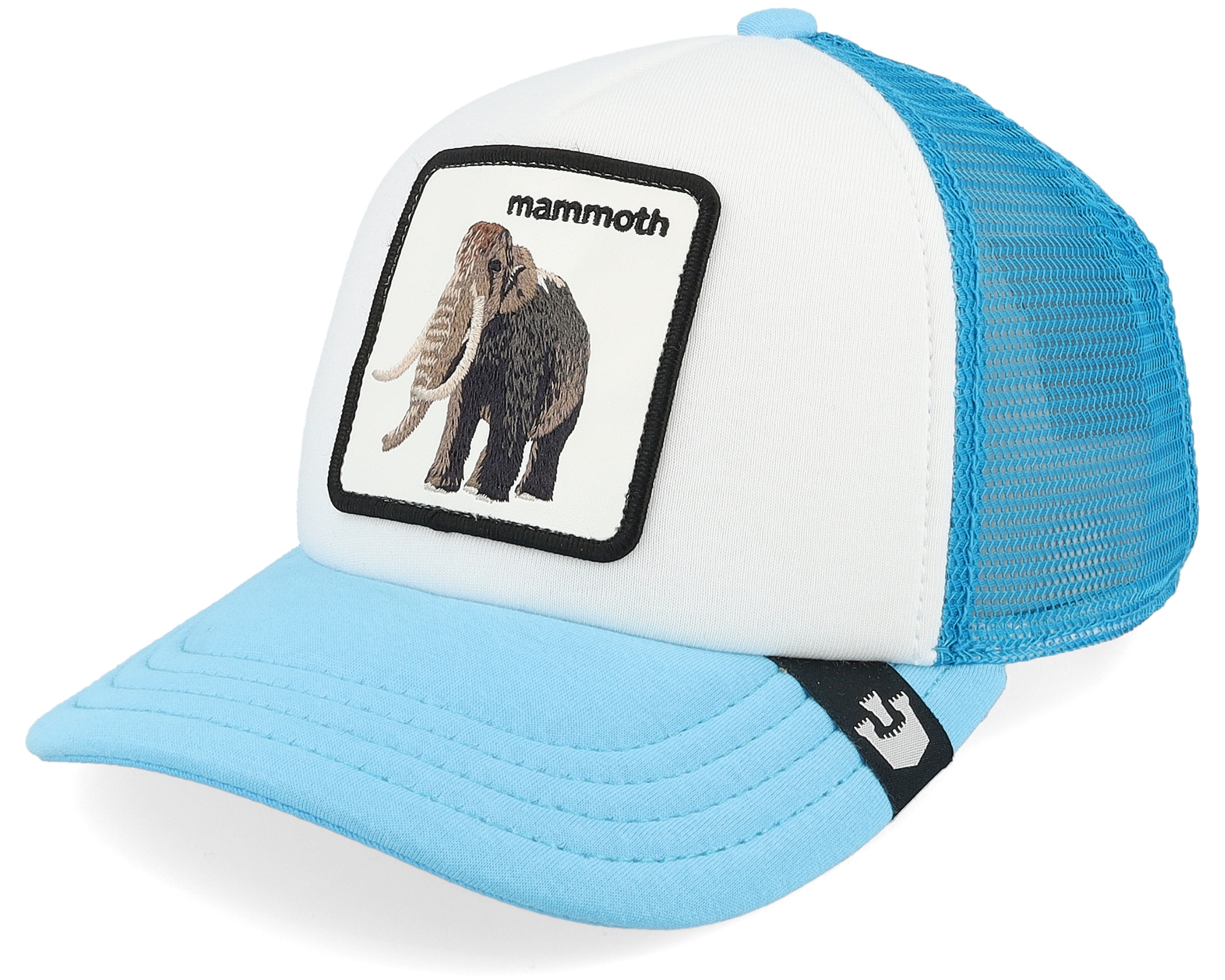 Kids Mammoth Kiddo Light White/Blue A-Frame Trucker - Goorin Bros ...