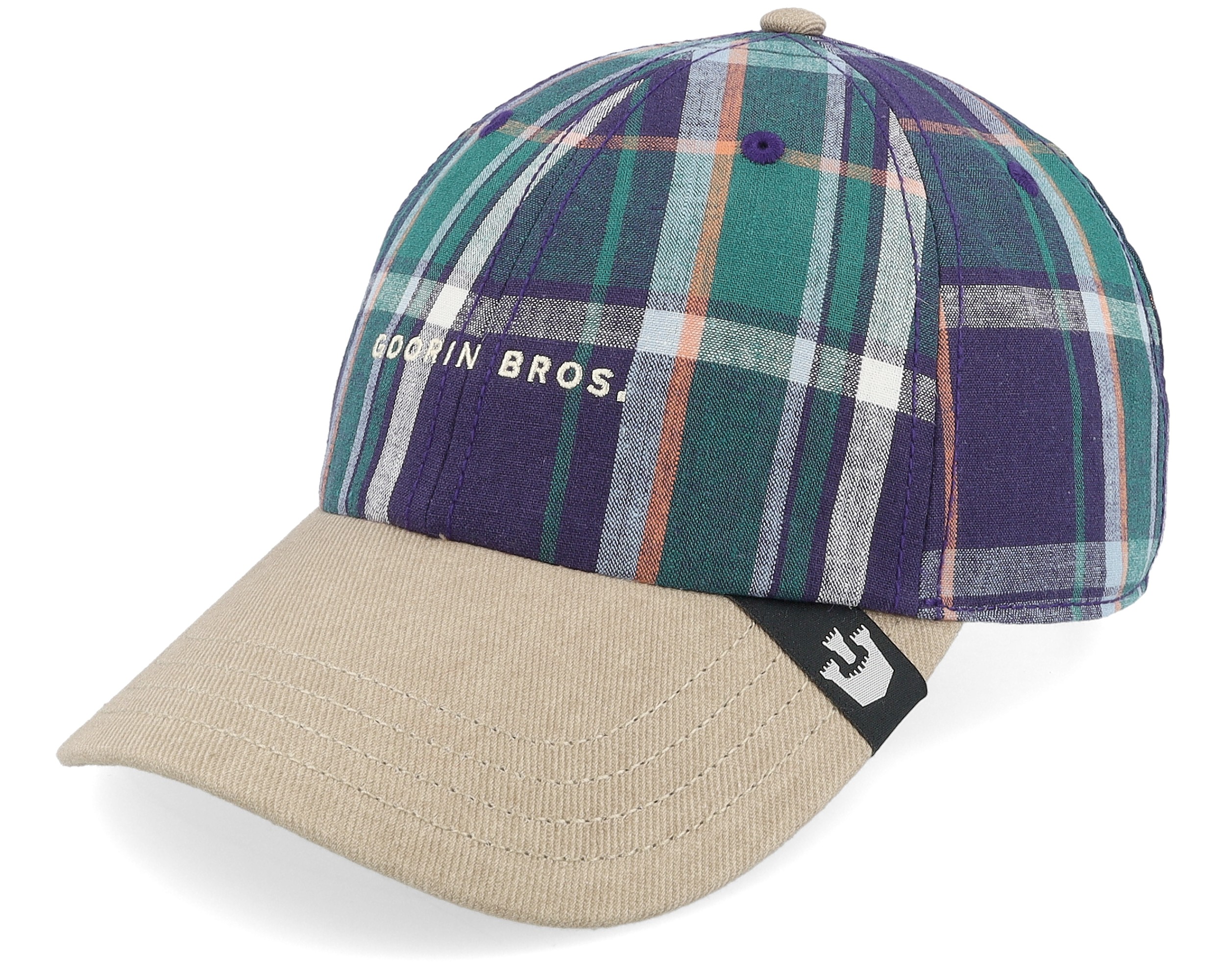 Hardly Working Papa Cap Madras Dad Cap - Goorin Bros. | Hatstore.com