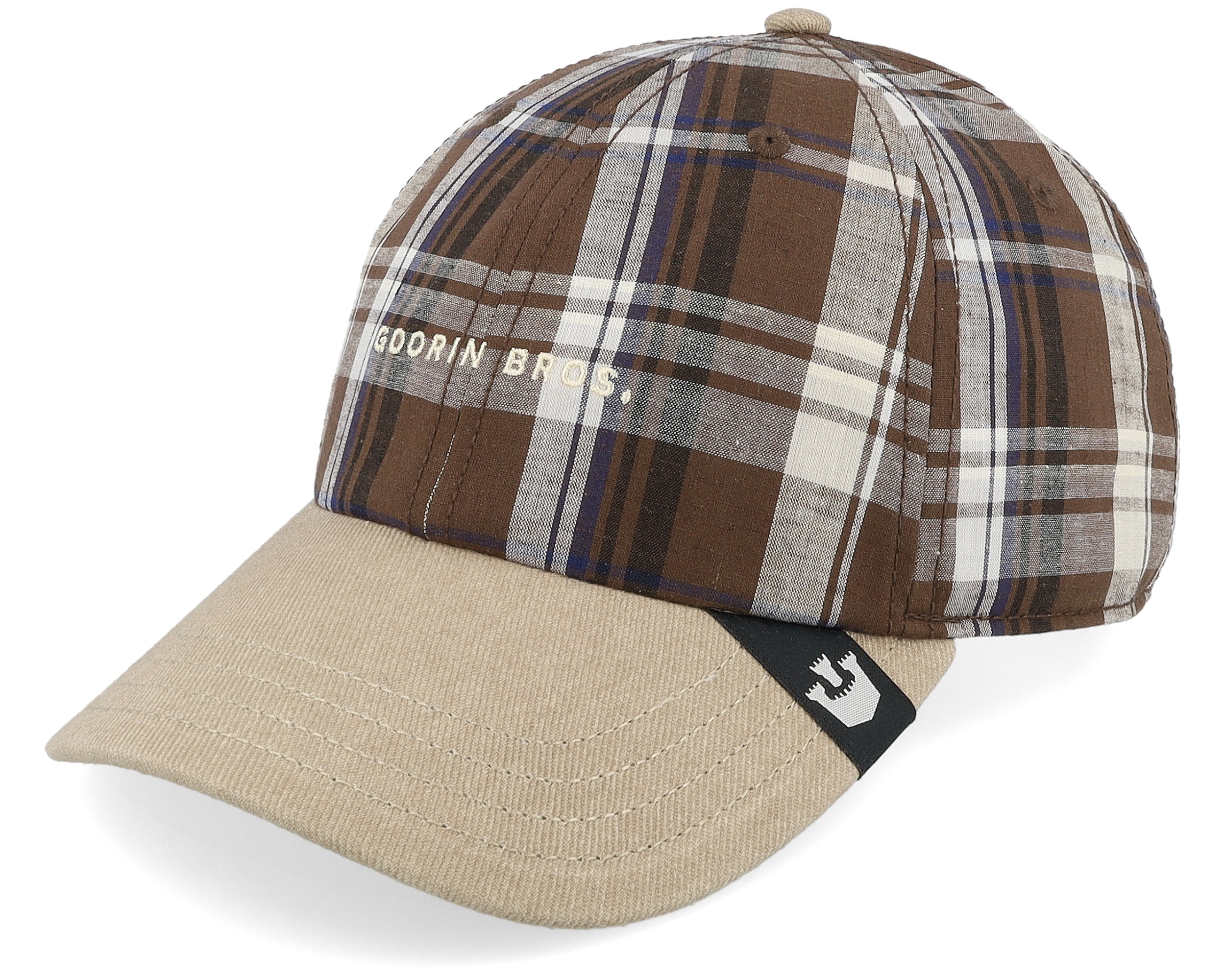 Ask Your Mother Papa Cap Madras Dad Cap - Goorin Bros. Cap | Hatstore.com
