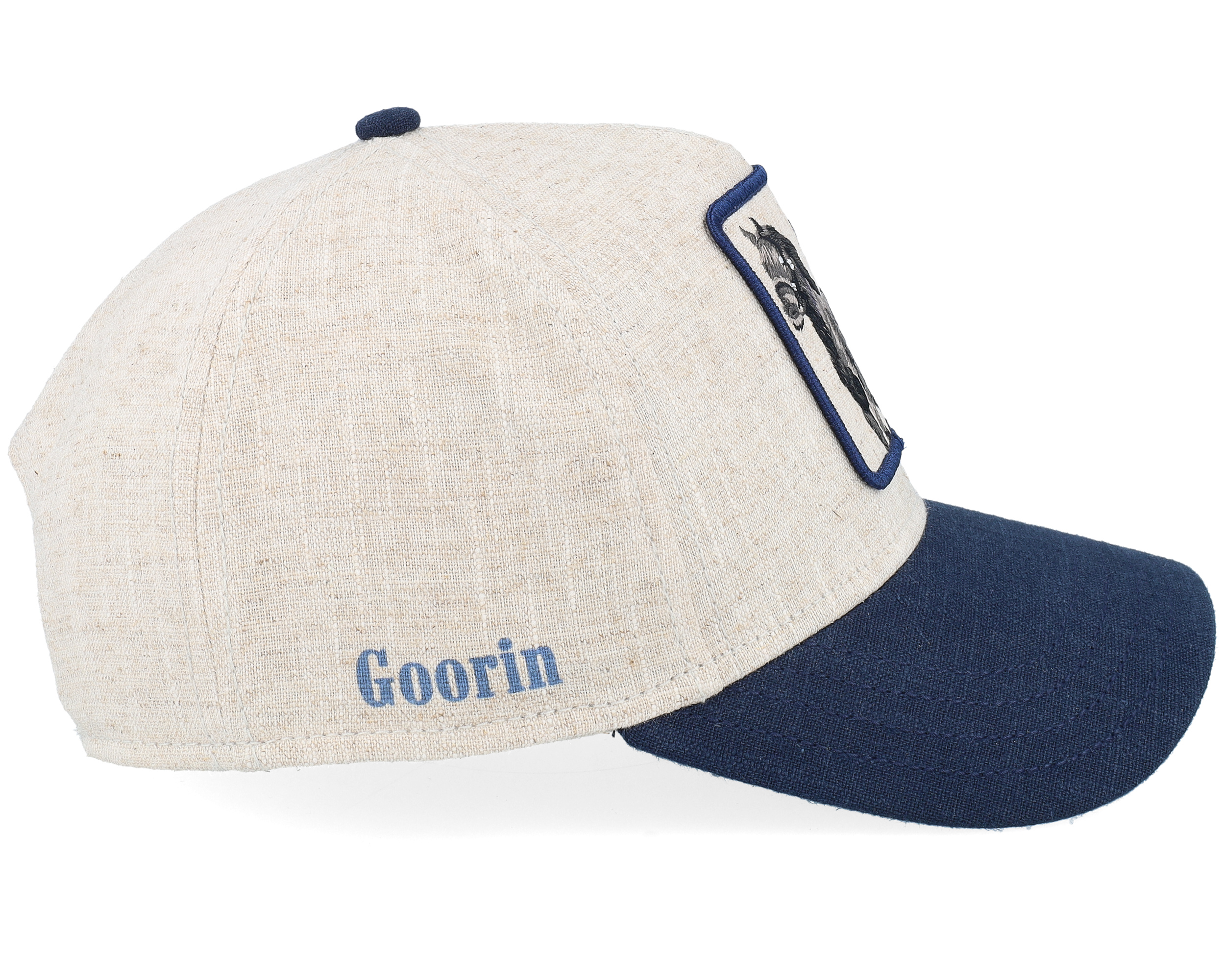 Thread Rebel Natural/Navy A-Frame Adjustable - Goorin Bros. Cap ...