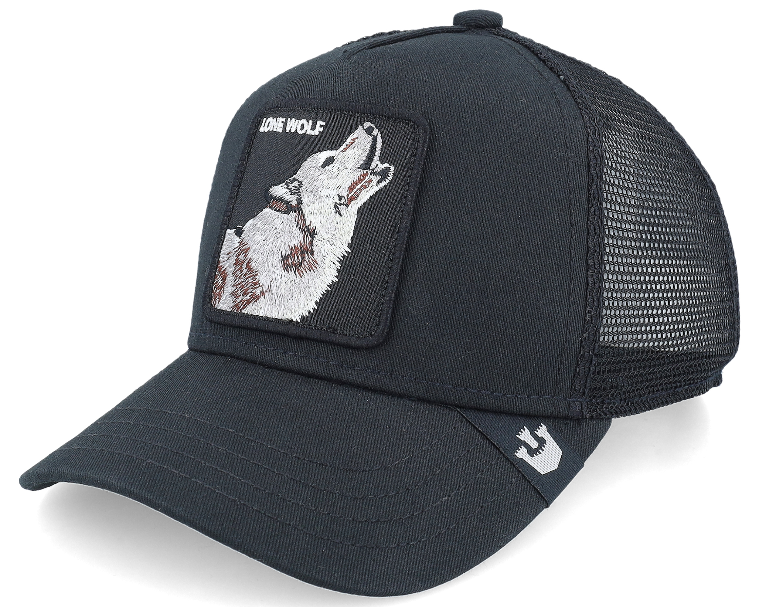 Kids Little Howler Black A-Frame Trucker - Goorin Bros. | Hatstore.com