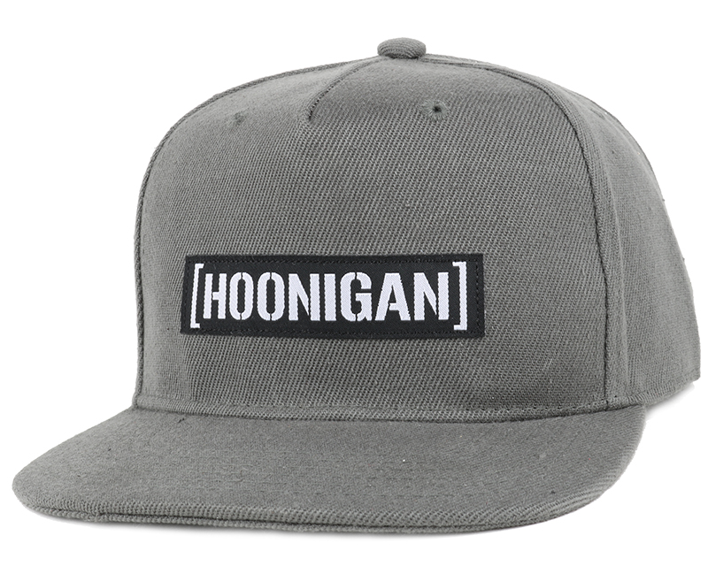 Casual Censor Bar Charcoal Snapback - Hoonigan | Hatstoreworld.com