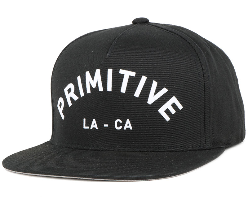 Standard Arch Black Snapback - Primitive Apparel cap | Hatstoreworld.com