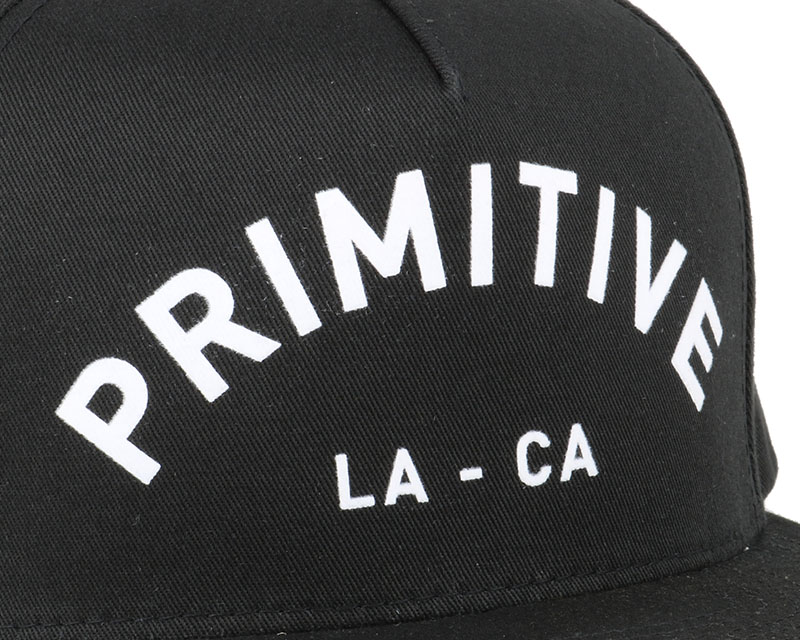 Standard Arch Black Snapback - Primitive Apparel cap | Hatstoreworld.com