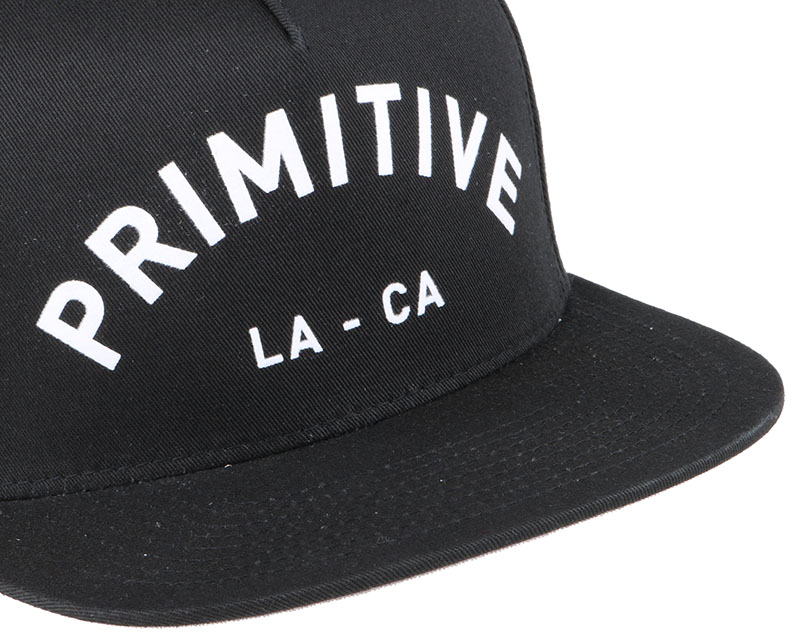 Standard Arch Black Snapback - Primitive Apparel cap | Hatstoreworld.com