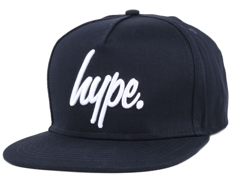 Script Navy/White Snapback - Hype | Hatstoreworld.com