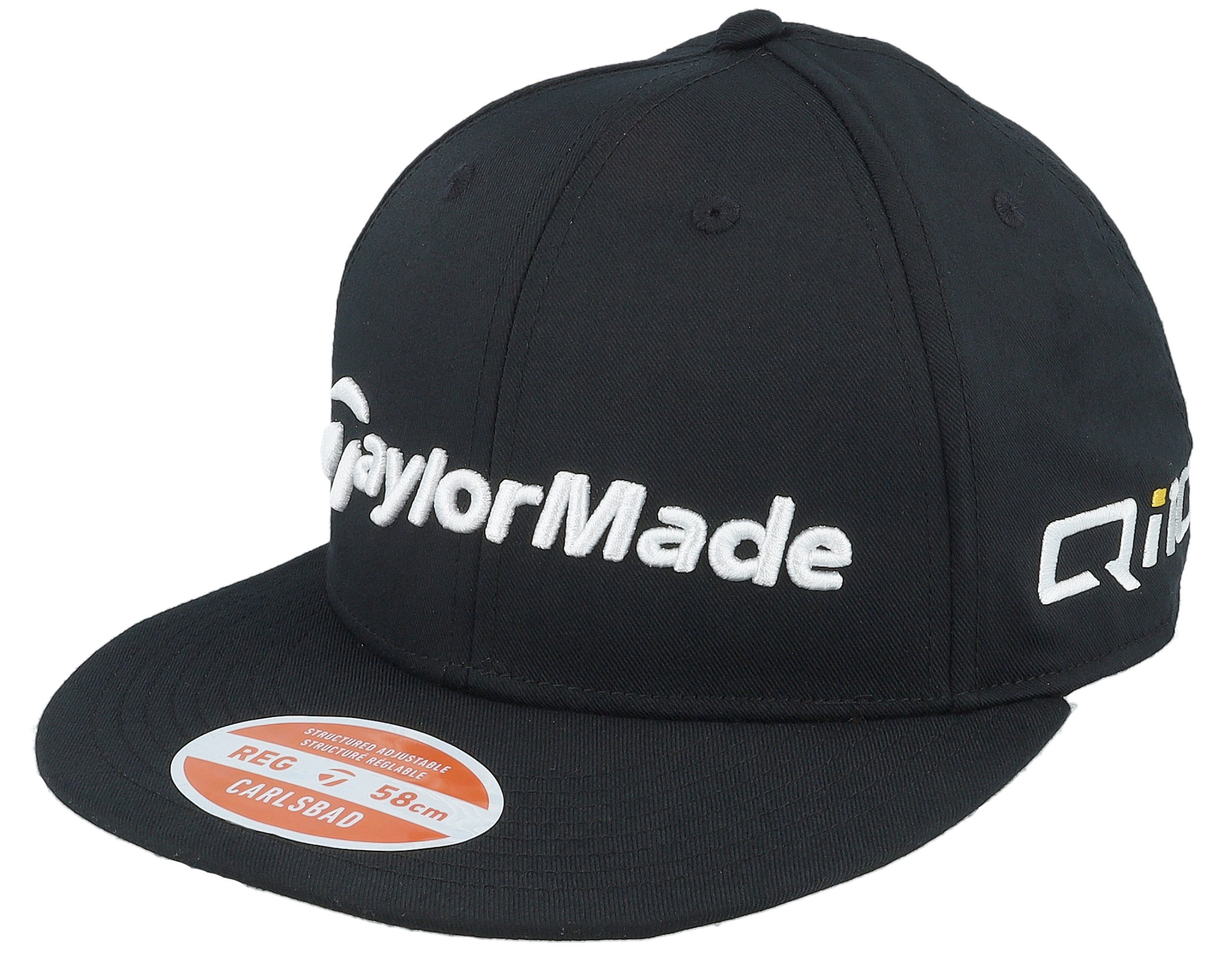 Tour Flatbill Black/White Snapback - Taylor Made | Hatstoreworld.com