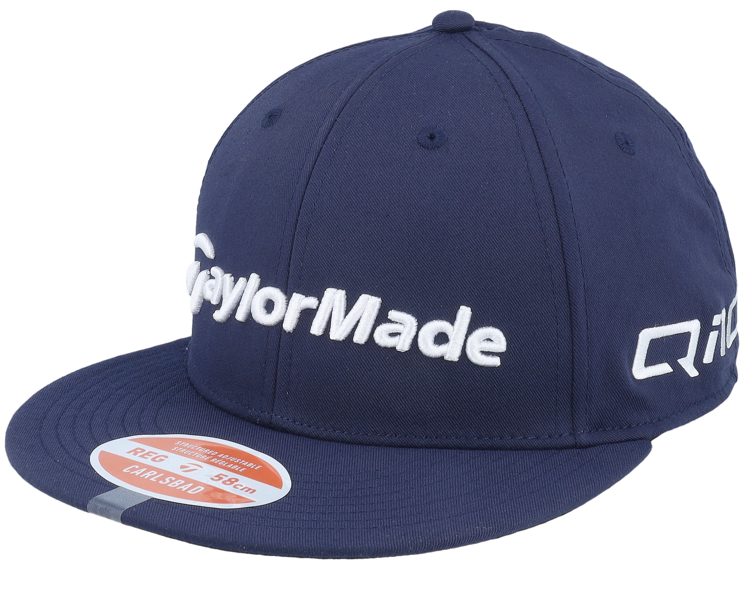 Tour Flatbill Navy/White Snapback | Hatstoreworld.com