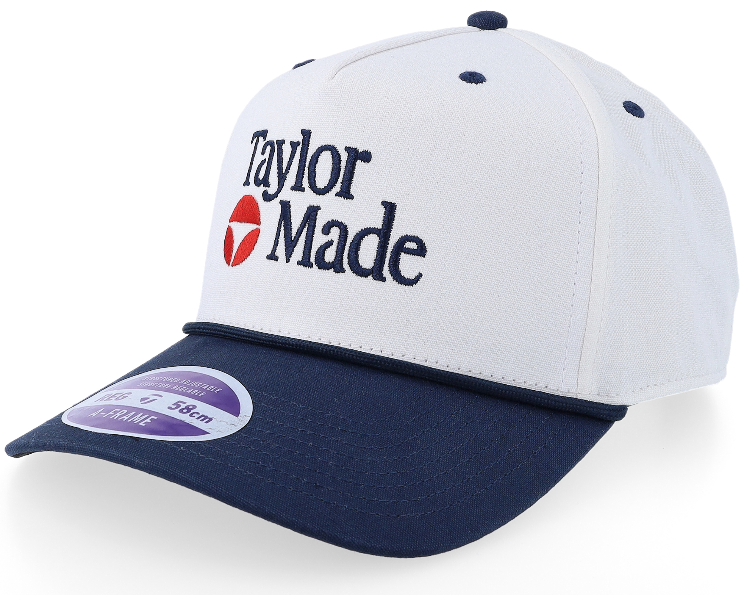 TM26 Lsa-stock Rope Hat White-Navy A-Frame Adjustable – Taylor Made ...