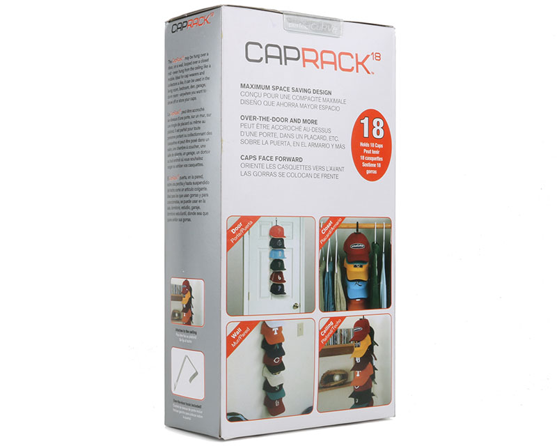 Cap Rack 18 Caps System Black | Hatstoreworld.com