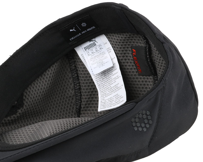 Tour Driver Black Flat Cap - Puma Cobra cap | Hatstoreworld.com
