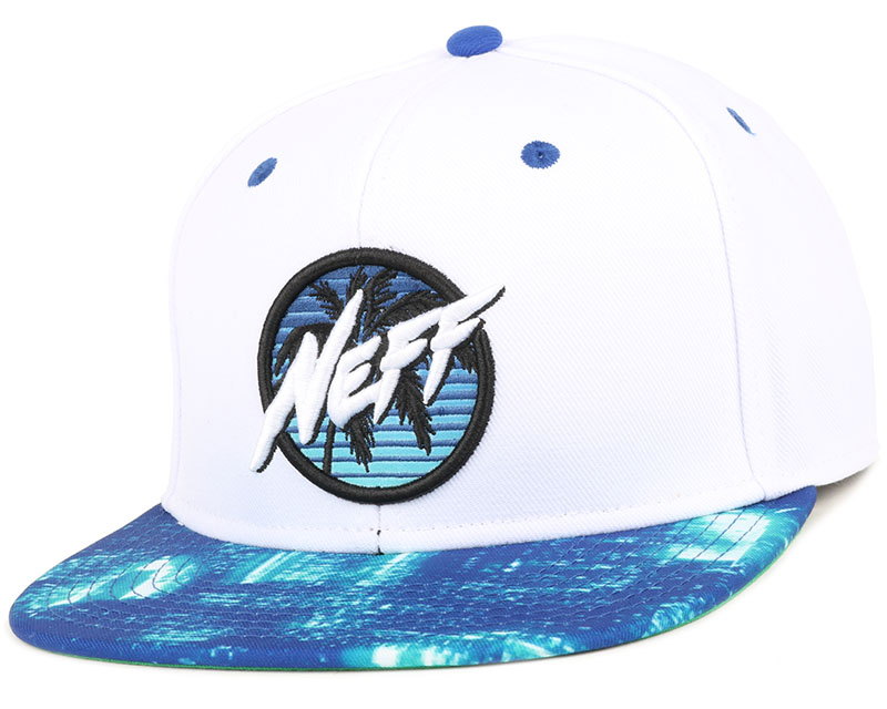 Neon City White Snapback - Neff | Hatstoreworld.com
