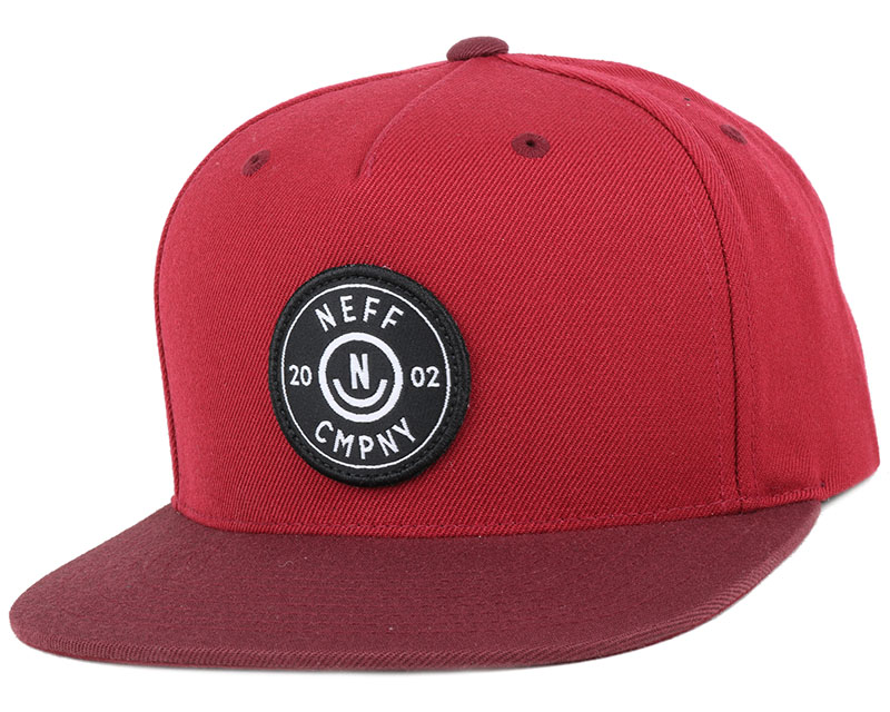 Wade Burgundy/Maroon Snapback - Neff | Hatstoreworld.com