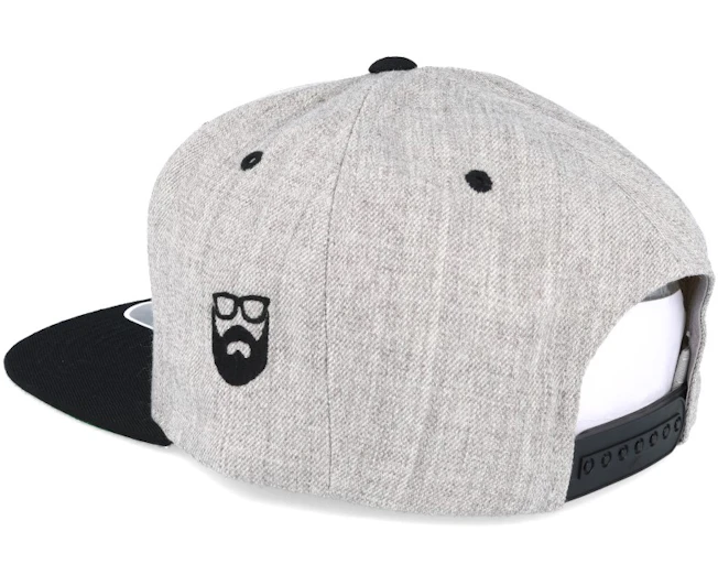Shall Not Shave Grey Black Snapback Bearded Man Caps Hatstoreworld