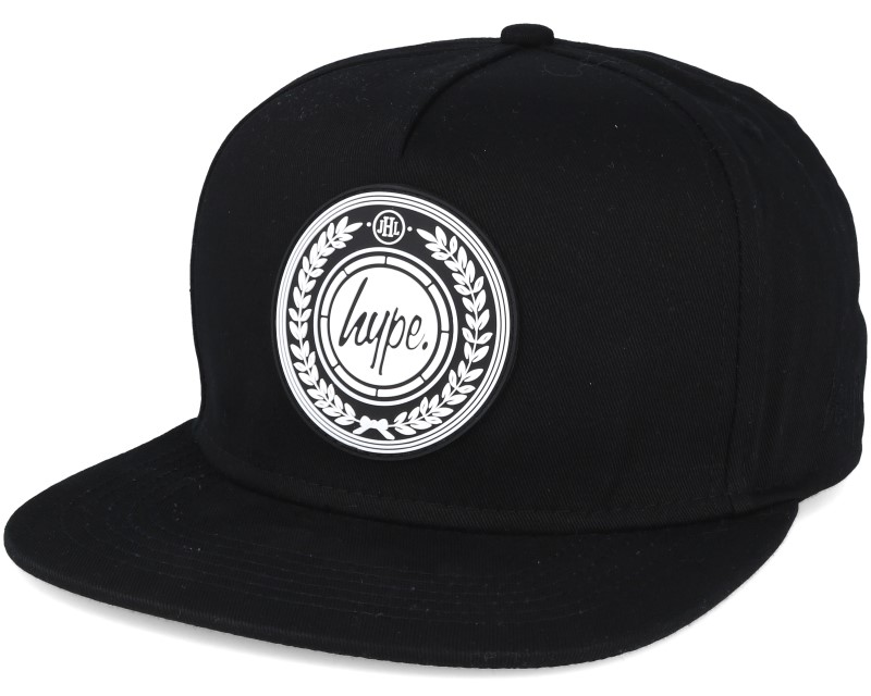 Hype Crest Black Snapback | Hatstoreworld.com