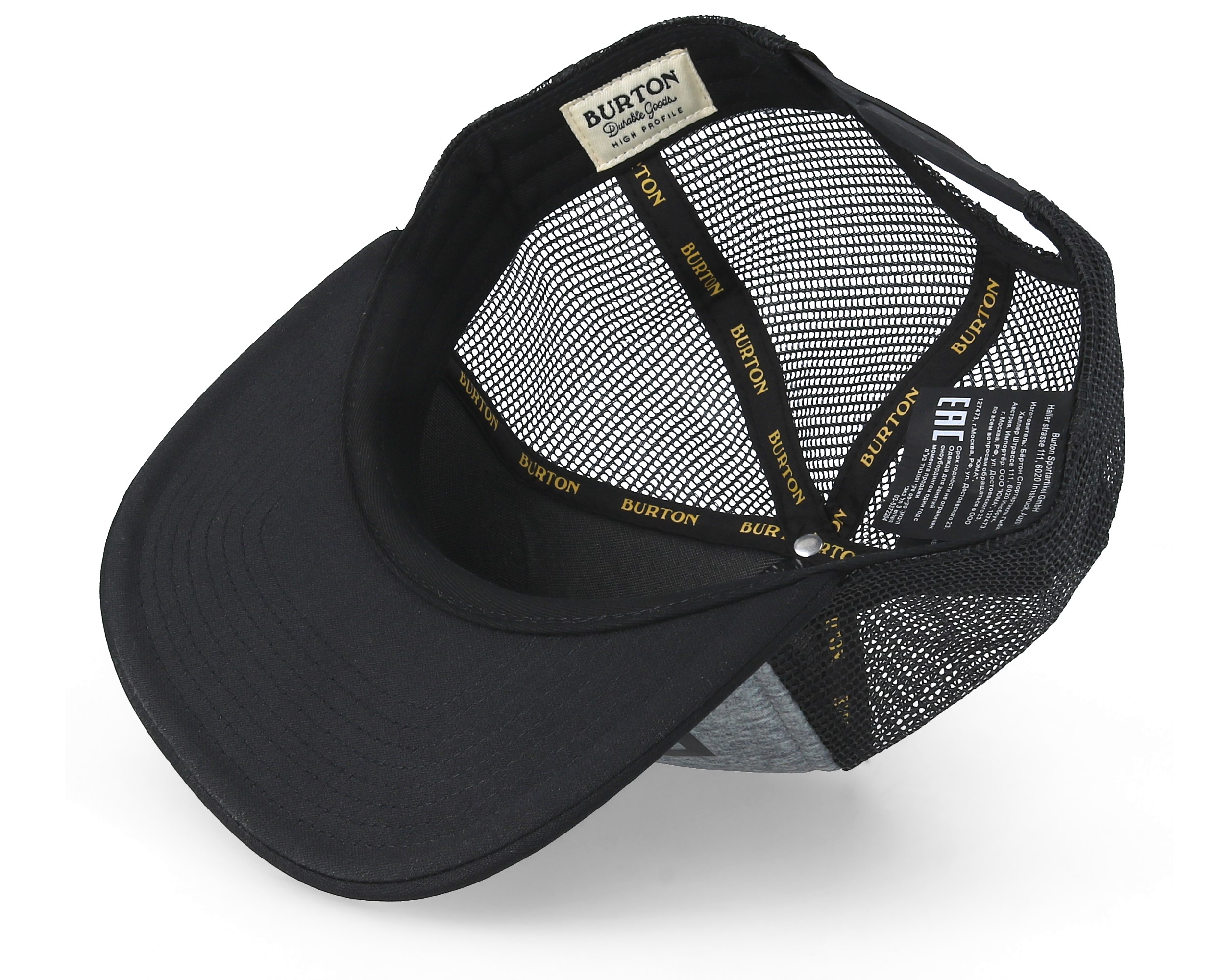 Mb I-80 True Black Trucker - Burton cap | Hatstoreworld.com