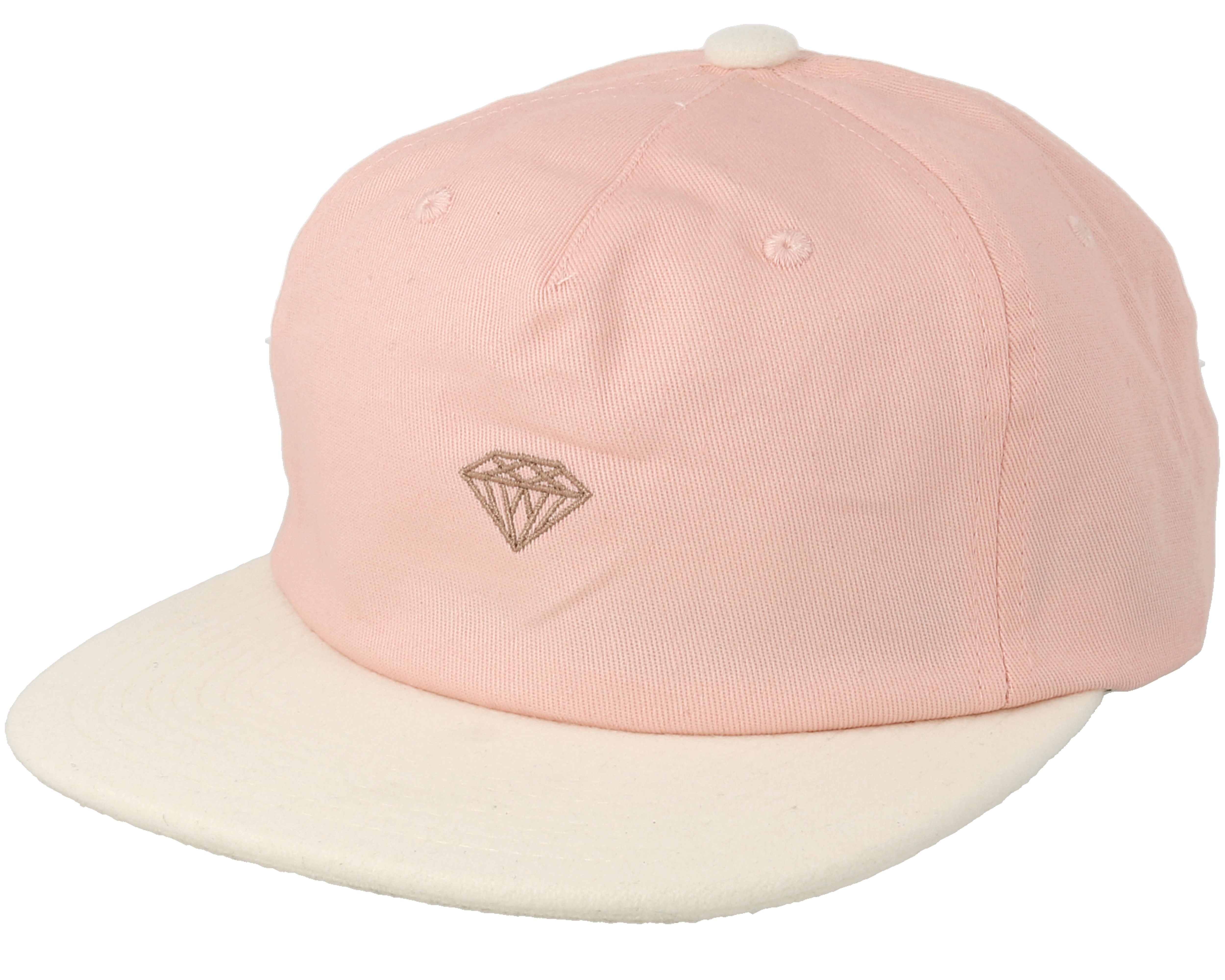 Micro Brilliant 2 Tone Pink/White Snapback - Diamond | Hatstoreworld.com
