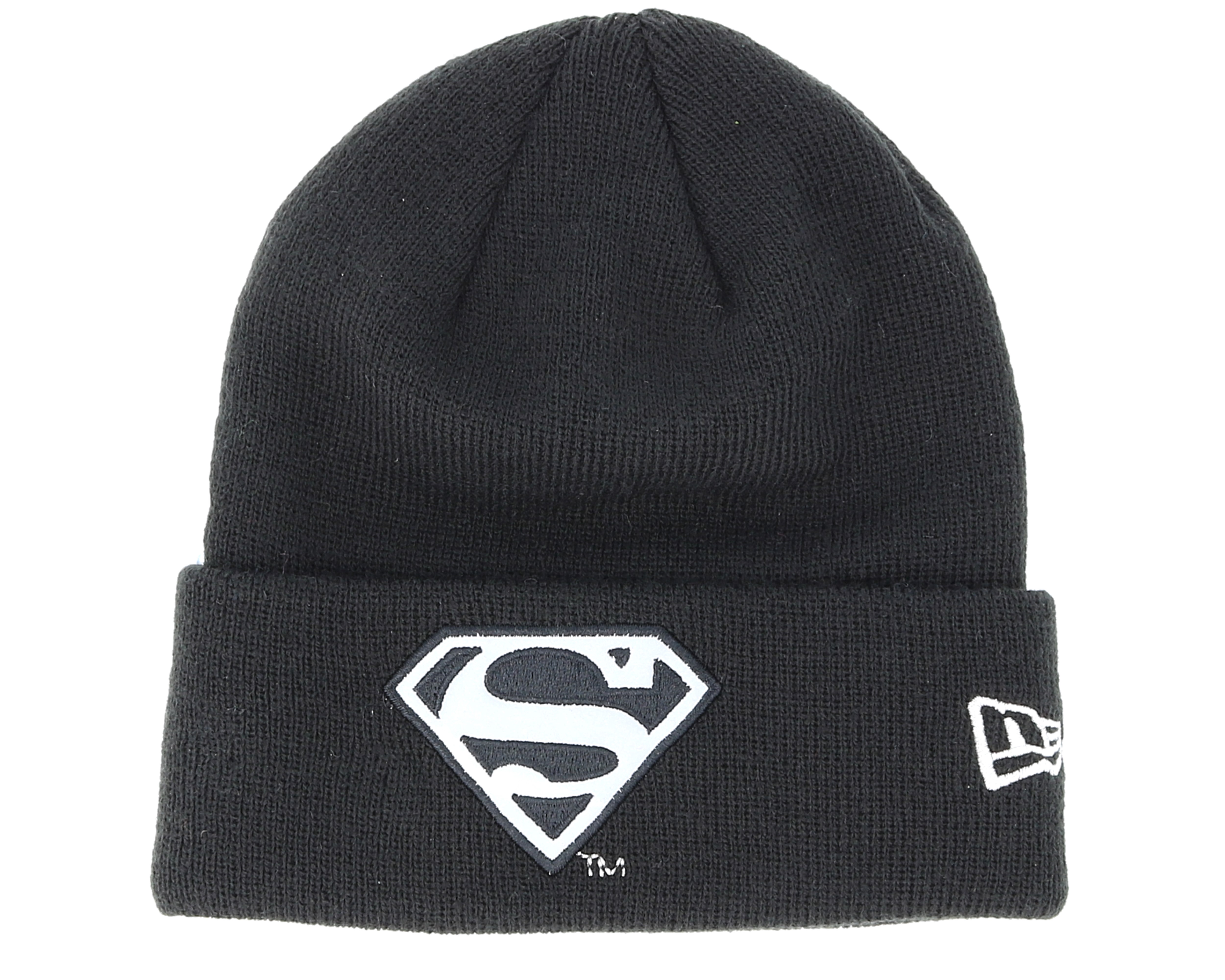 Kids Junior Reflect Superman Knit Black Cuff - New Era | Hatstoreworld.com