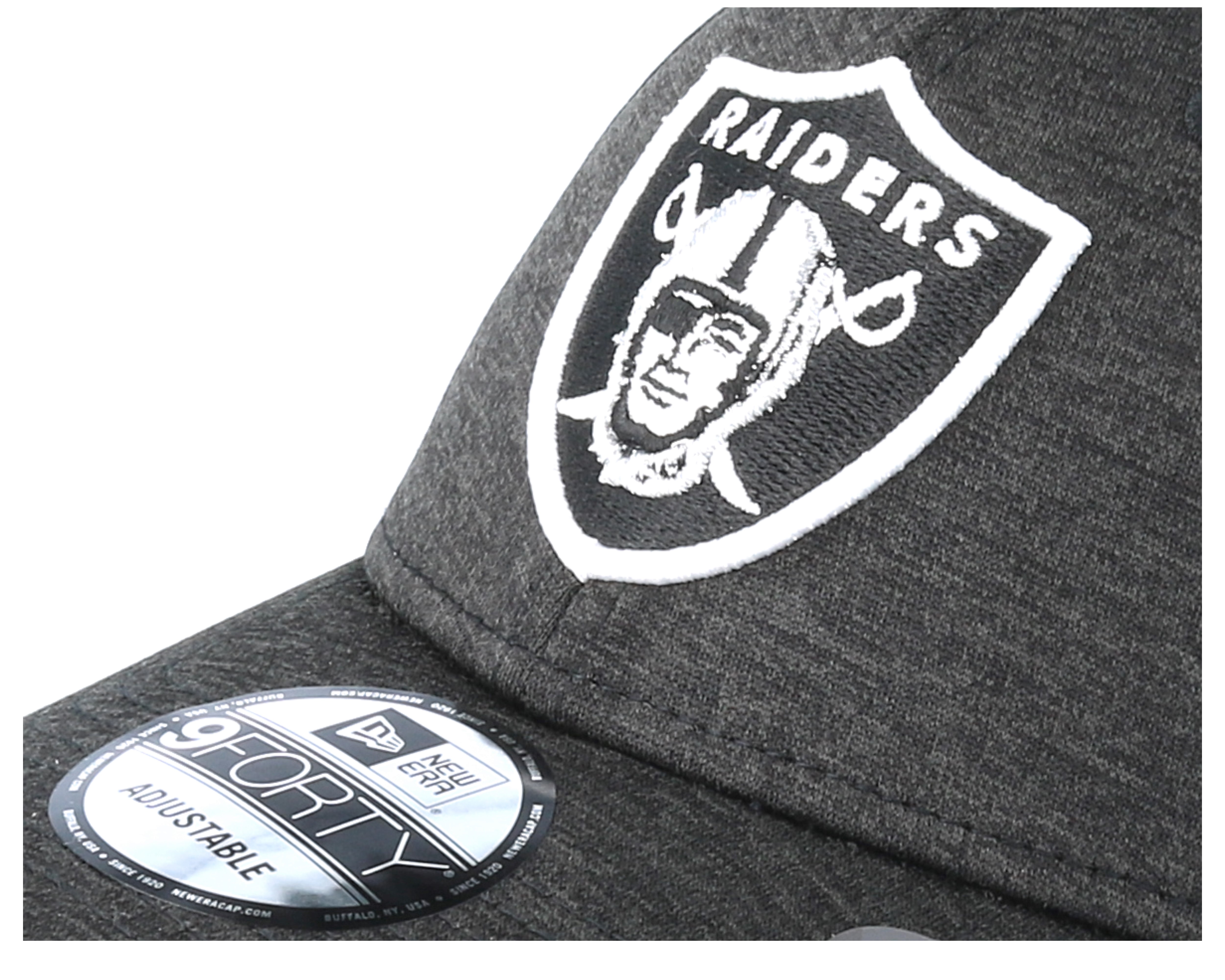 Oakland Raiders Shadow Tech 9Forty Black Adjustable - New Era cap ...