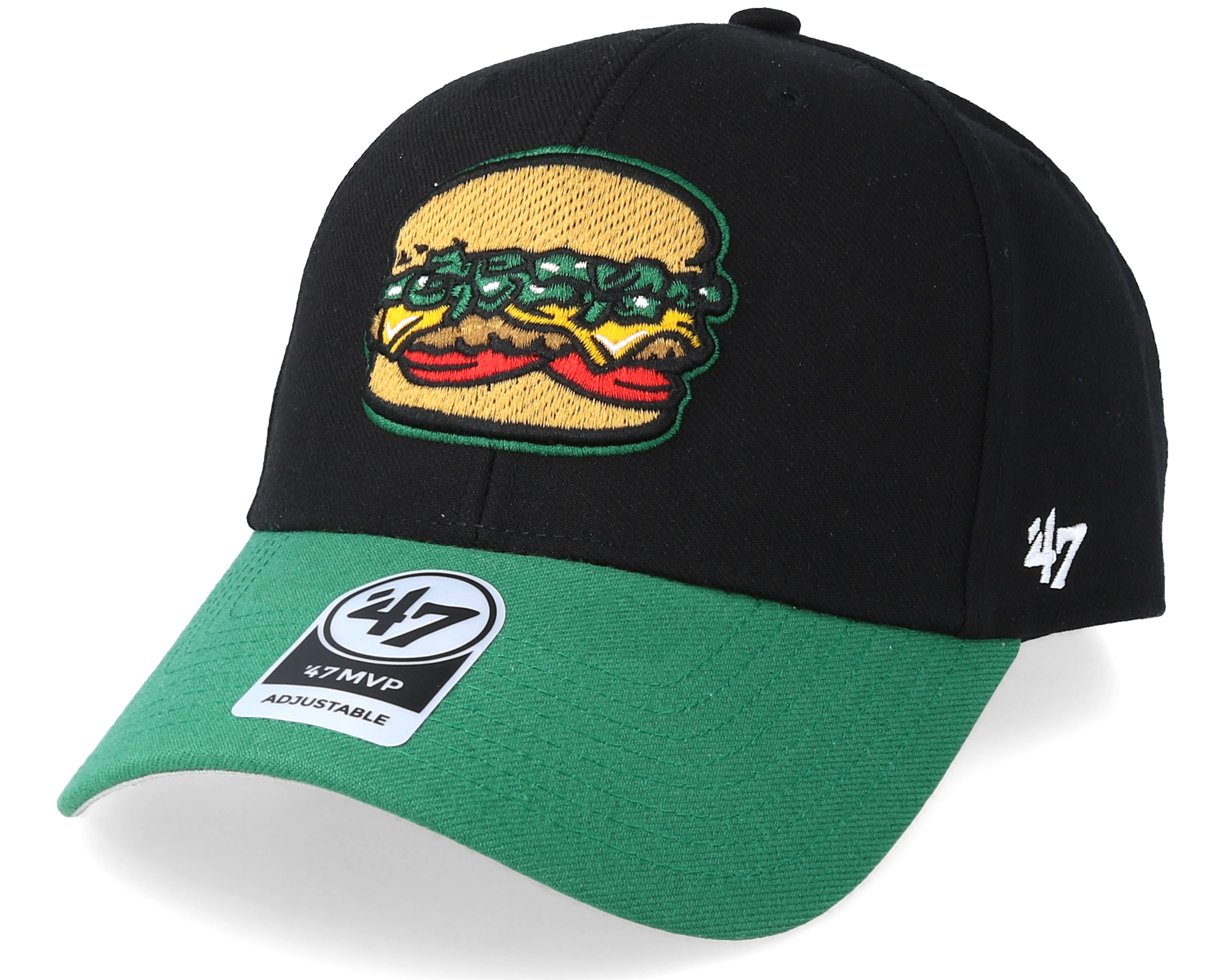 Albuquerque Isotopes 47 Mvp Black Two Tone Black/Green Adjustable ...