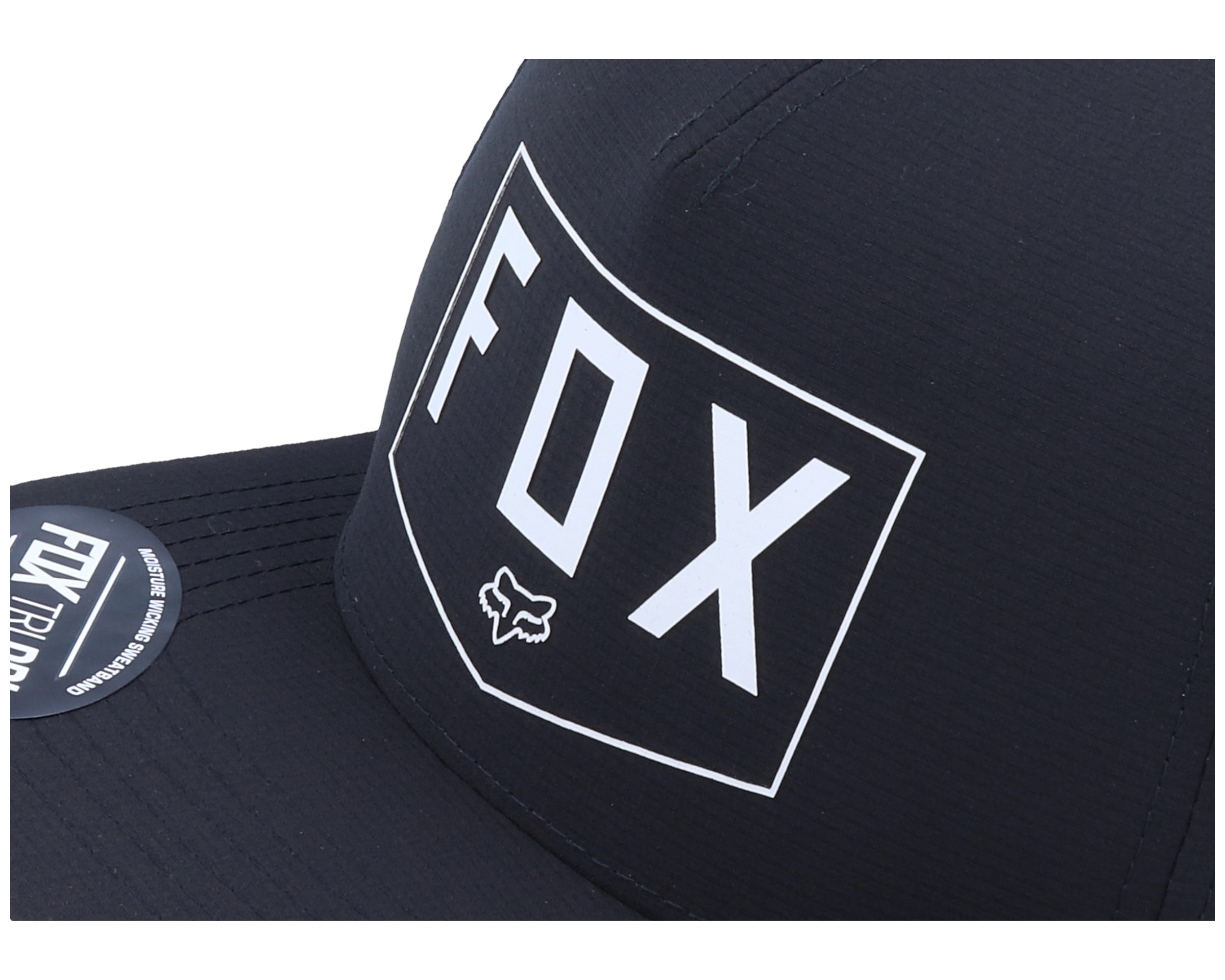 Shielded Black Snapback - Fox cap | Hatstoreworld.com