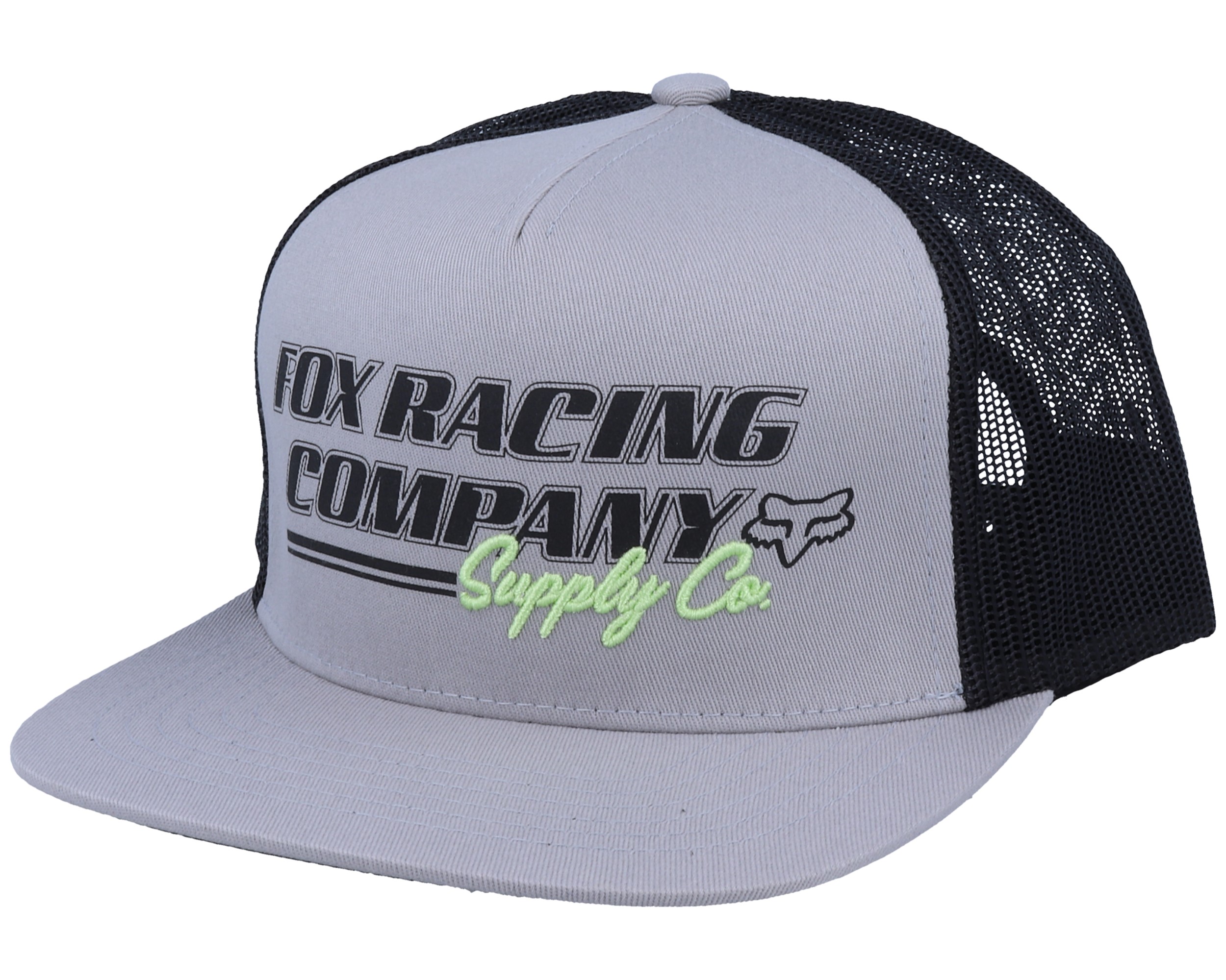 Pit Stop Hat Grey/Black Trucker | Hatstoreworld.com