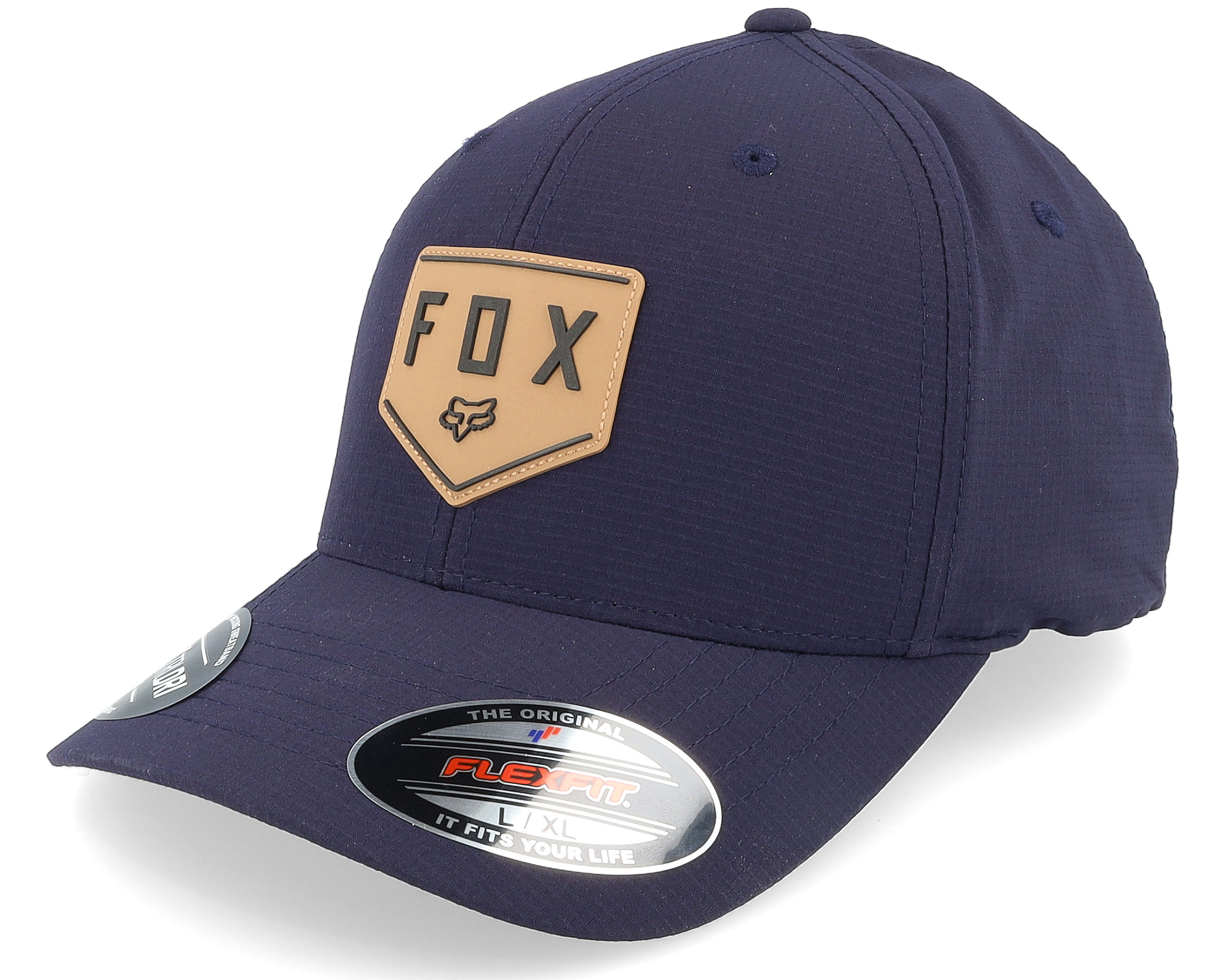 Shield Tech Navy Flexfit - Fox | Hatstoreworld.com