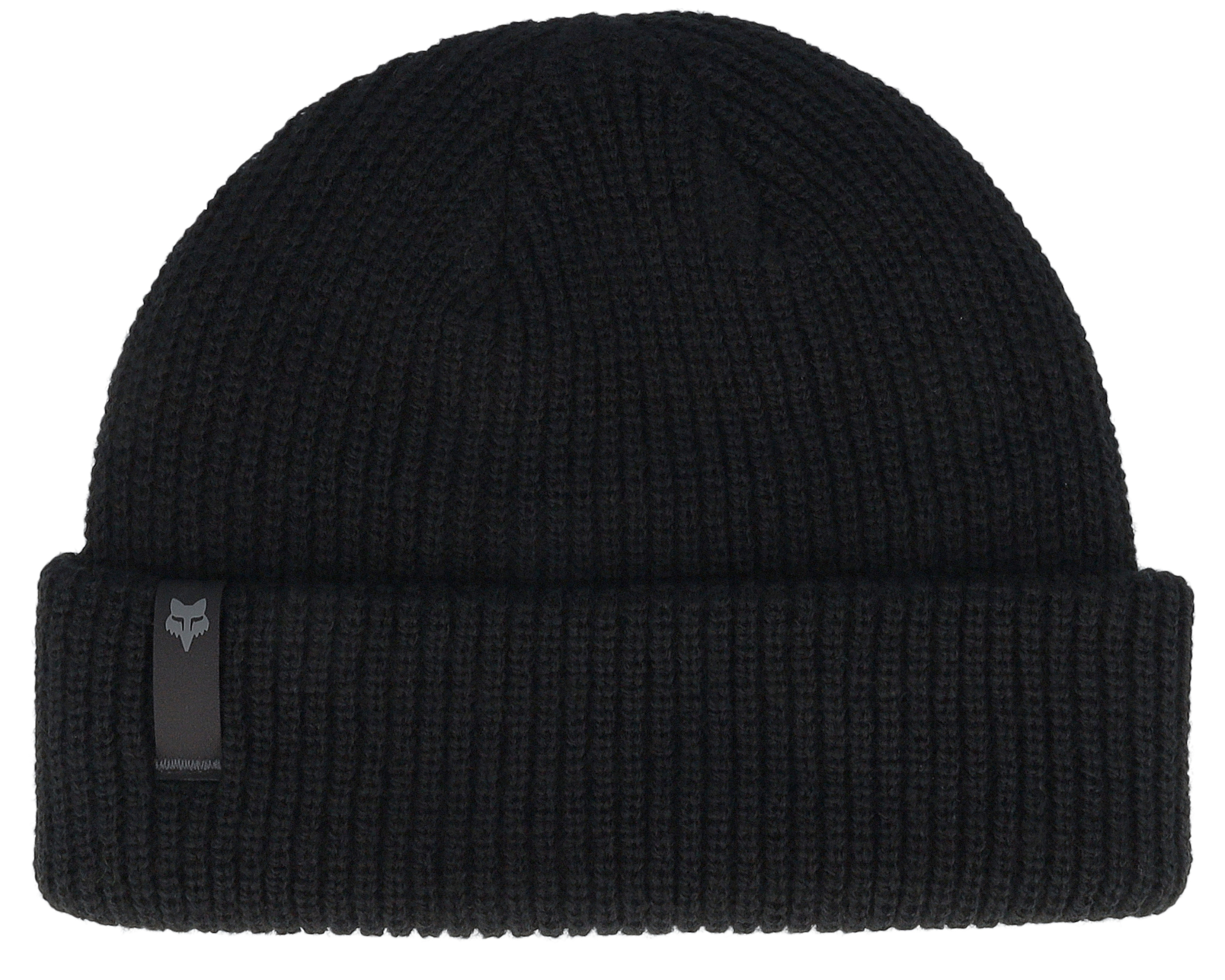 Machinist Cuff Beanie Black - Fox beanie | Hatstoreworld.com