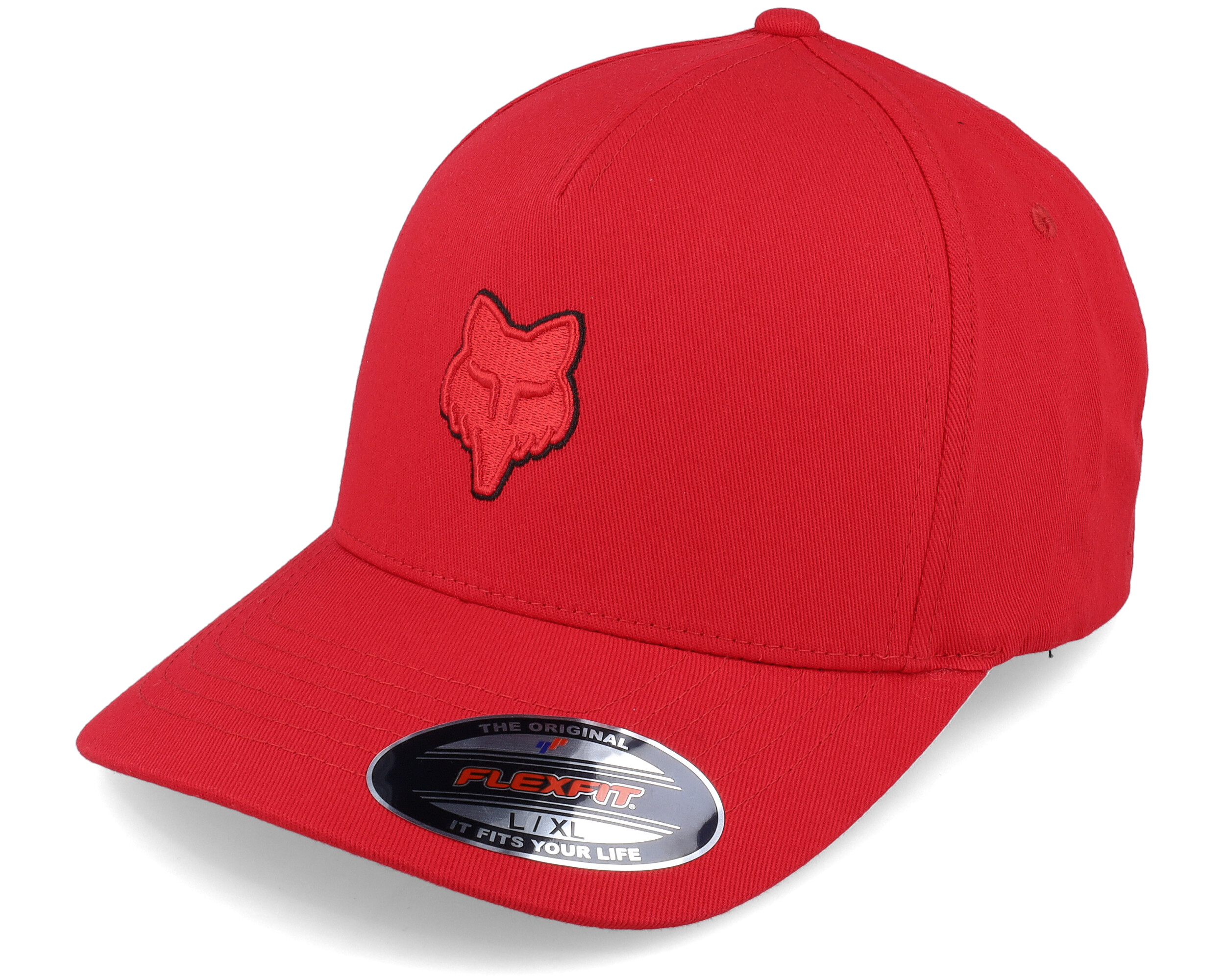 Fox Head Hat Flame Red Flexfit - Fox | Hatstoreworld.com