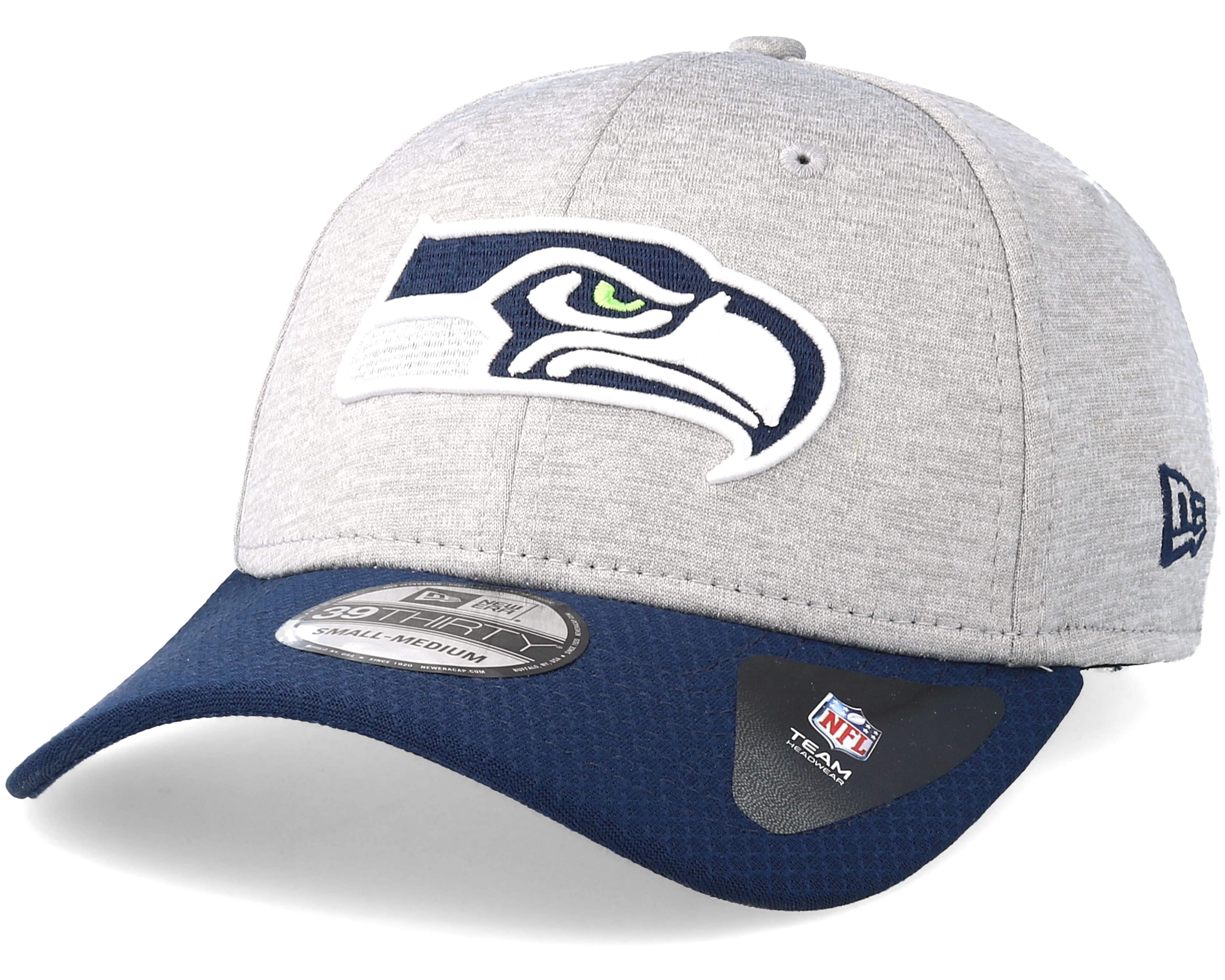 Seattle Seahawks Jersey Hex 39Thirty Grey/Navy Flexfit | Hatstoreworld.com