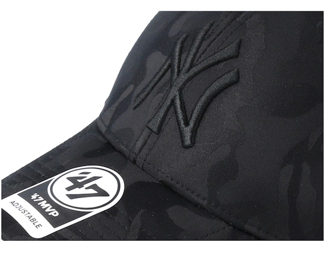New York Yankees Jigsaw Black/Black Camo Adjustable - 47 Brand caps ...