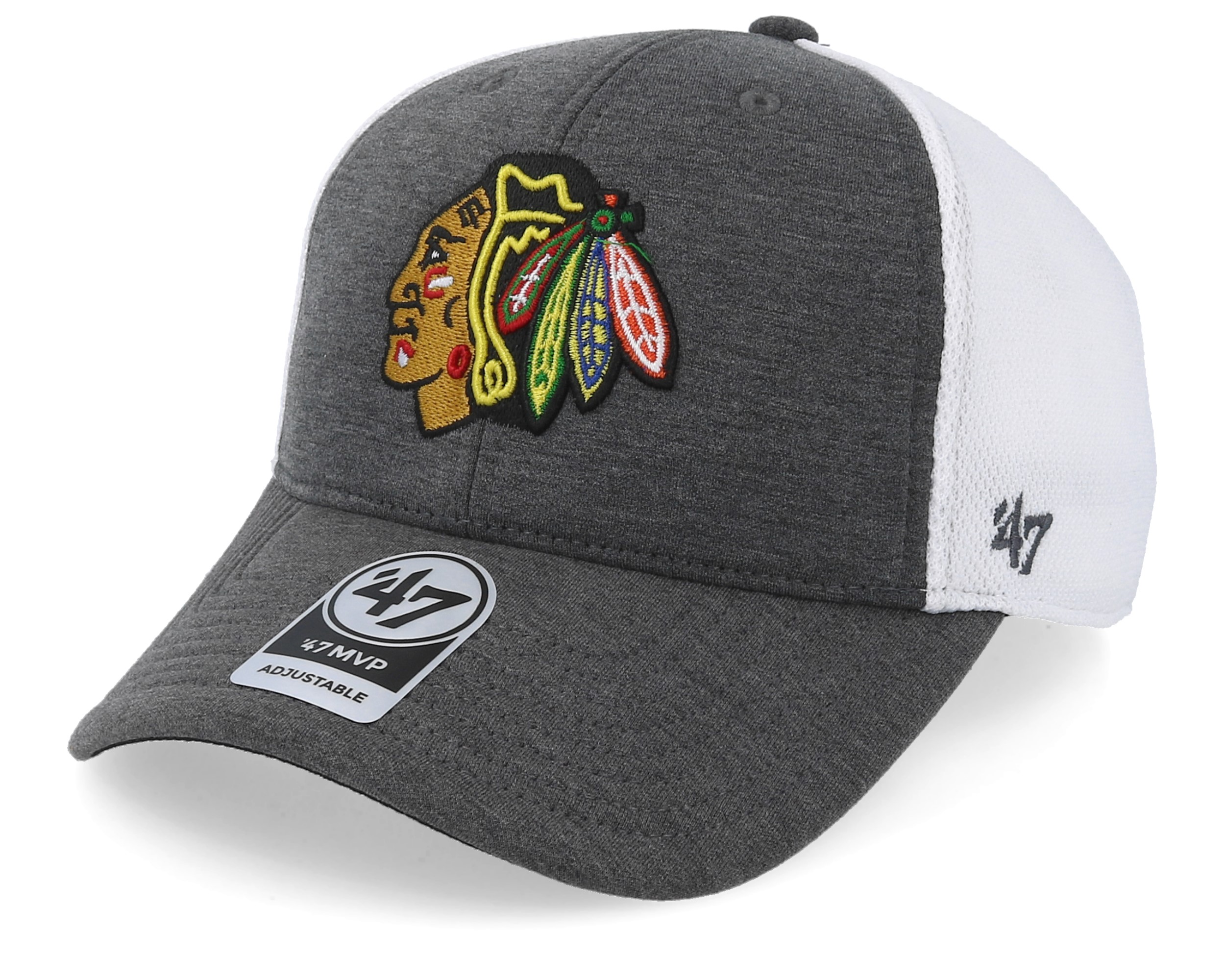 Chicago Blackhawks Haskell 47 Mvp Charcoal/White Adjustable - 47 Brand ...