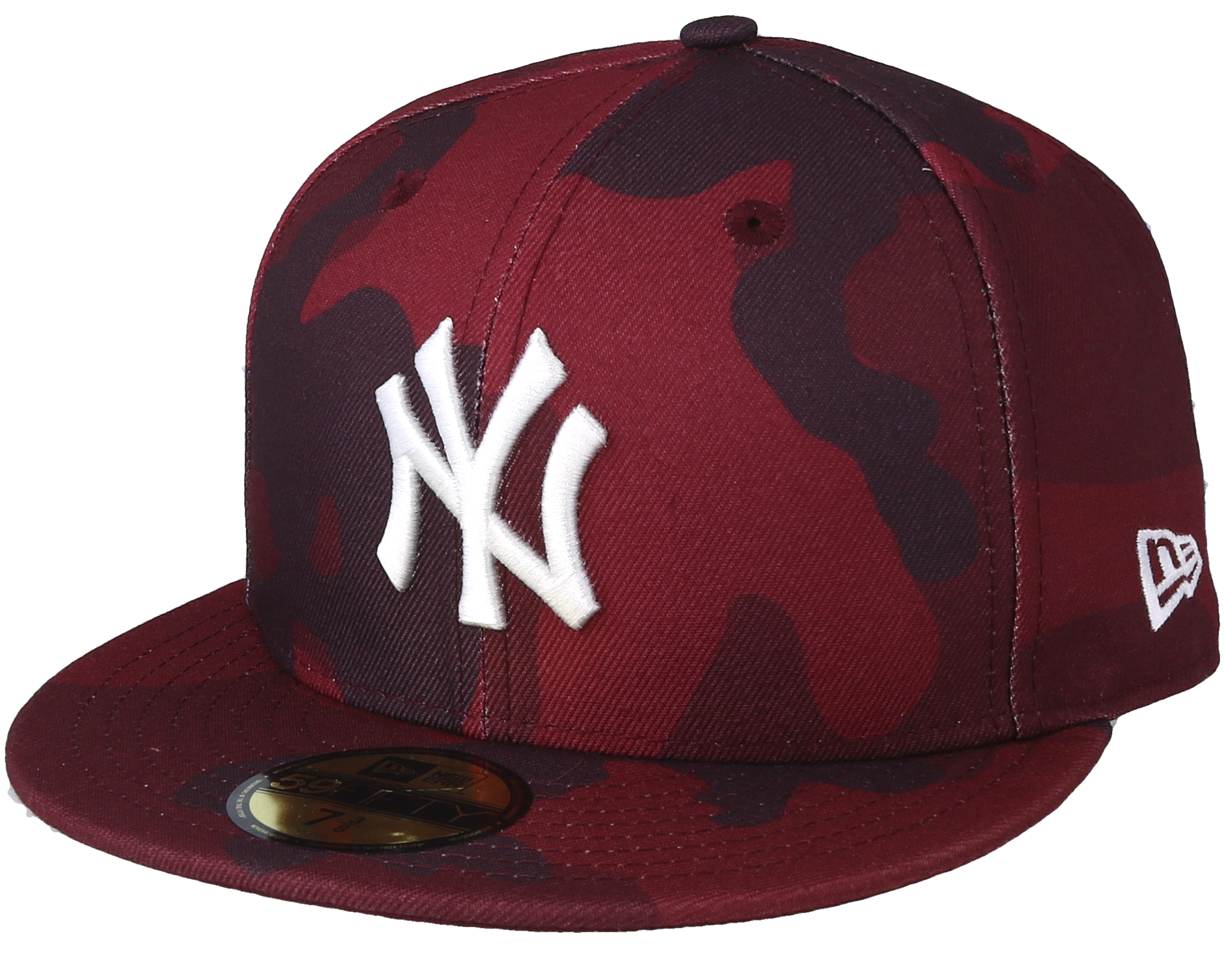 New York Yankees Essential 59Fifty Red Camo Fitted | Hatstoreworld.com