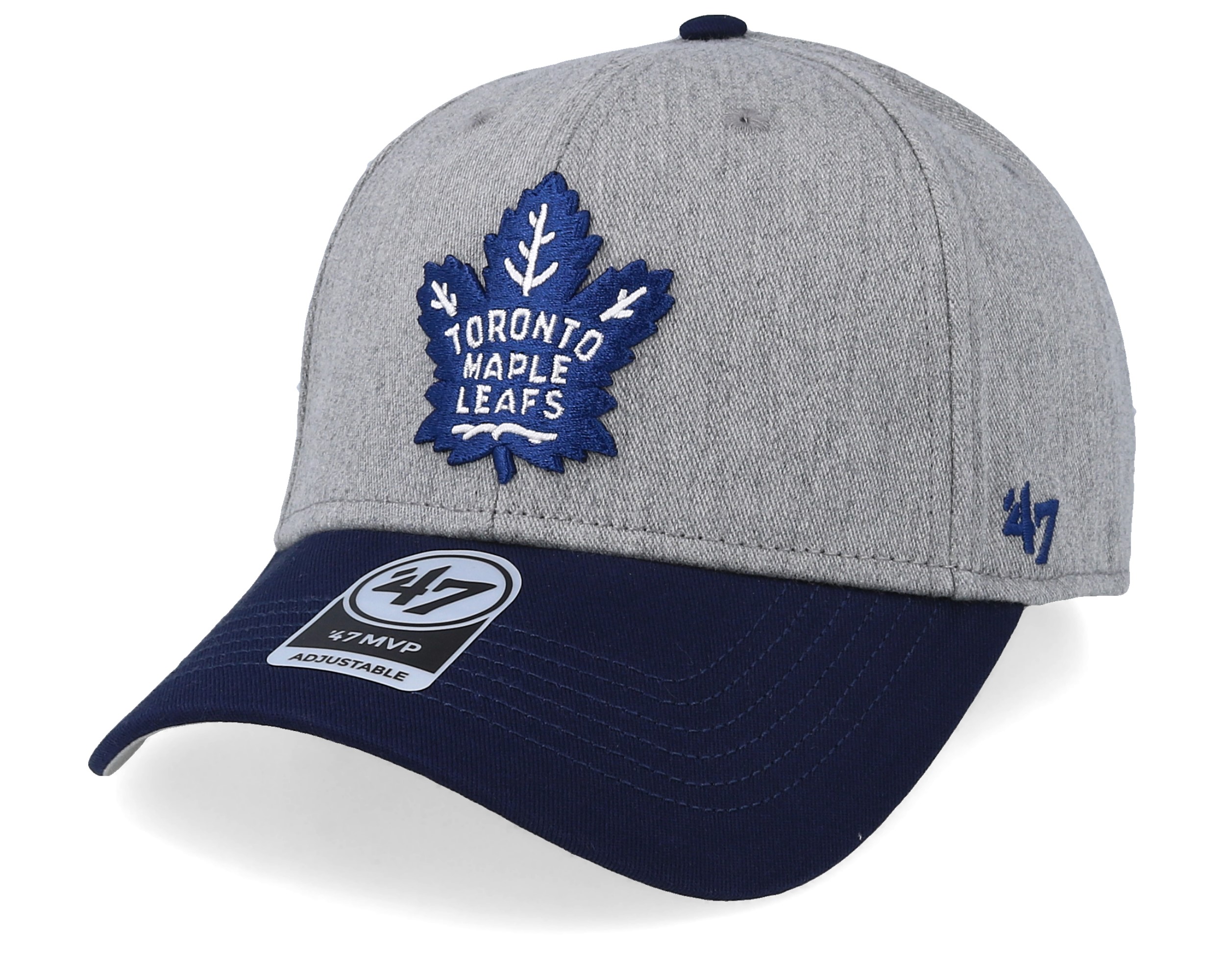 Toronto Maple Leafs Palomino Two Tone 47 Mvp Heather/Navy Adjustable ...