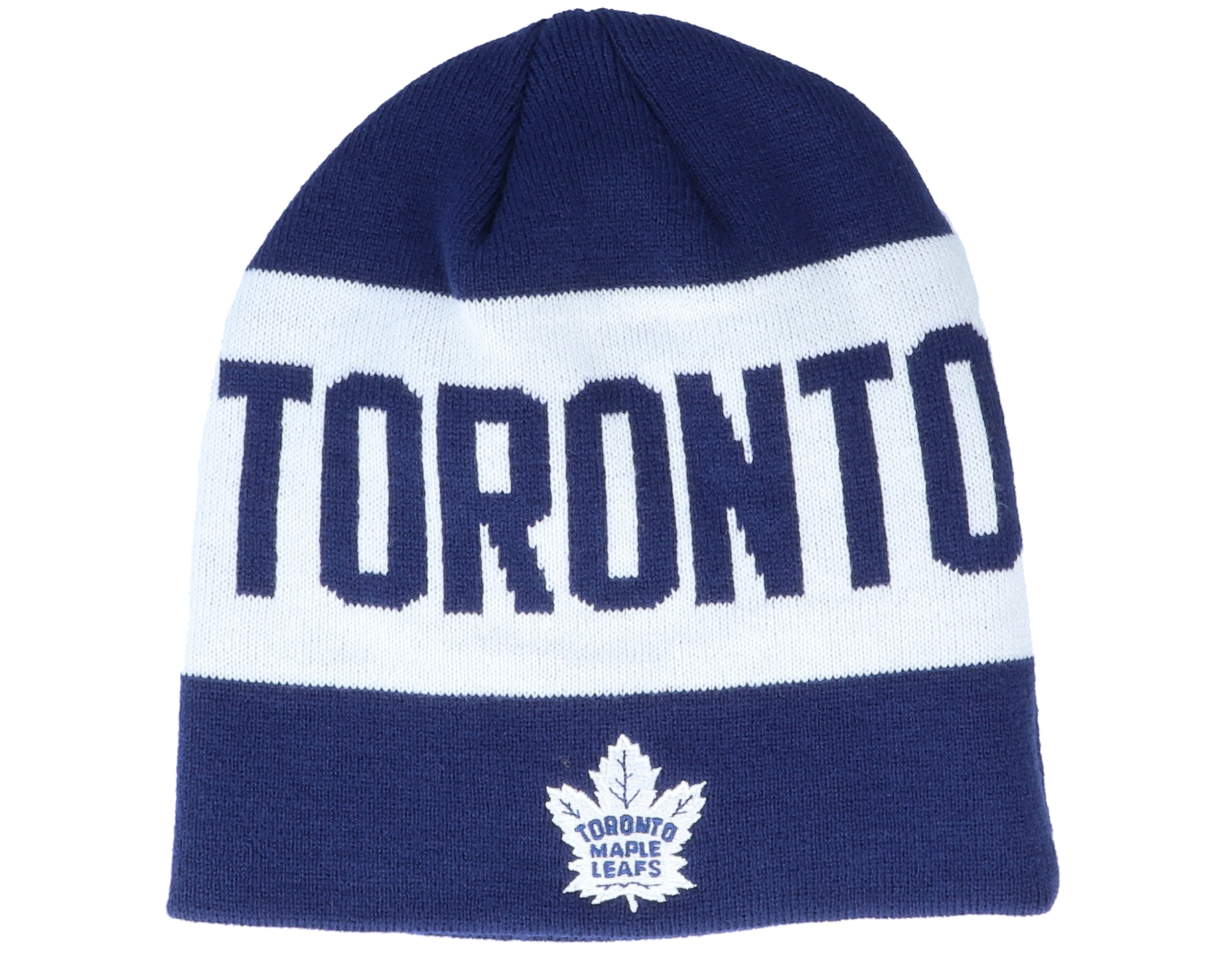 Toronto Maple Leafs 19 Navy/White Beanie - Adidas Beanie ...