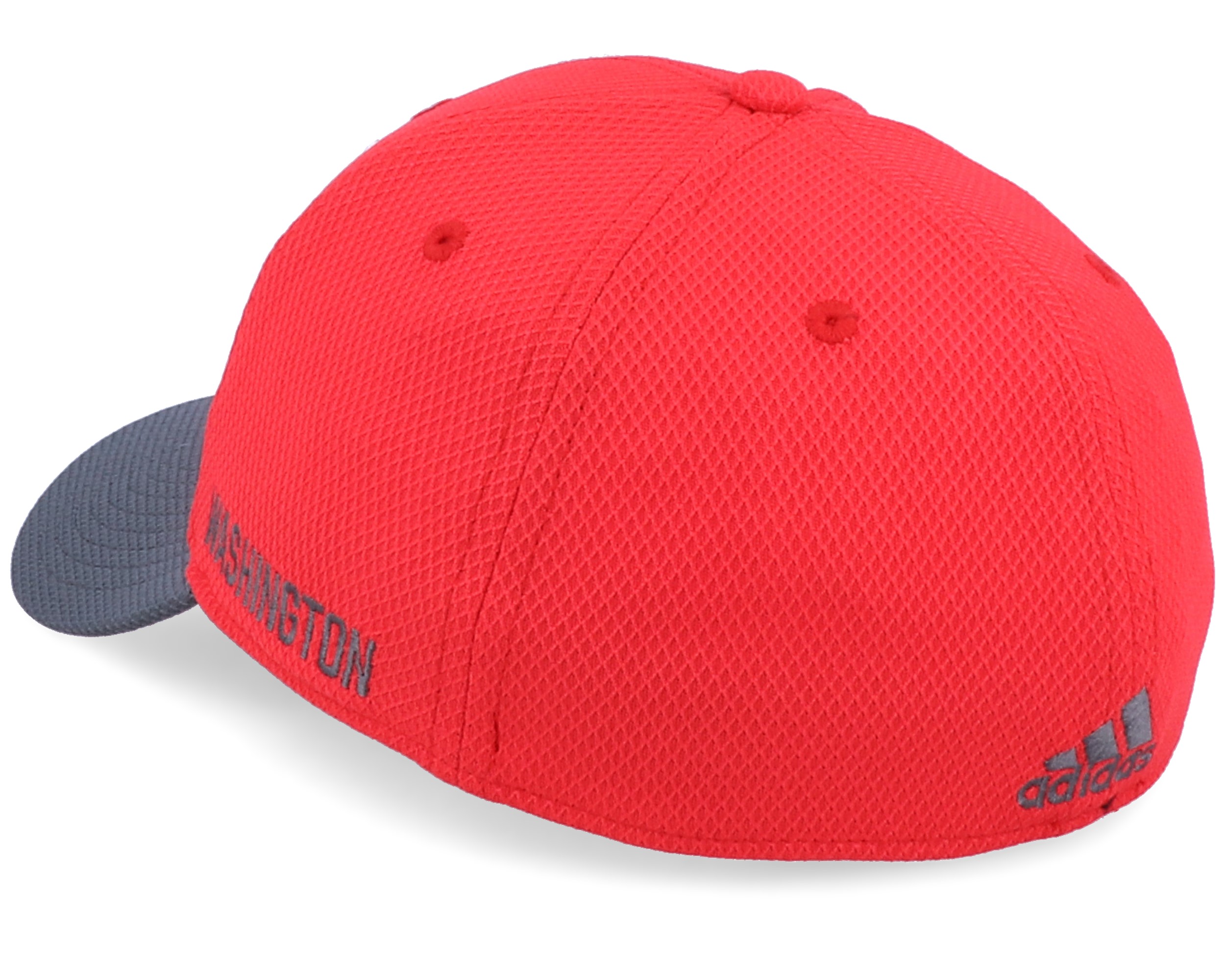 Washington Capitals Coach Red/Grey Flexfit - Adidas cap | Hatstoreworld.com