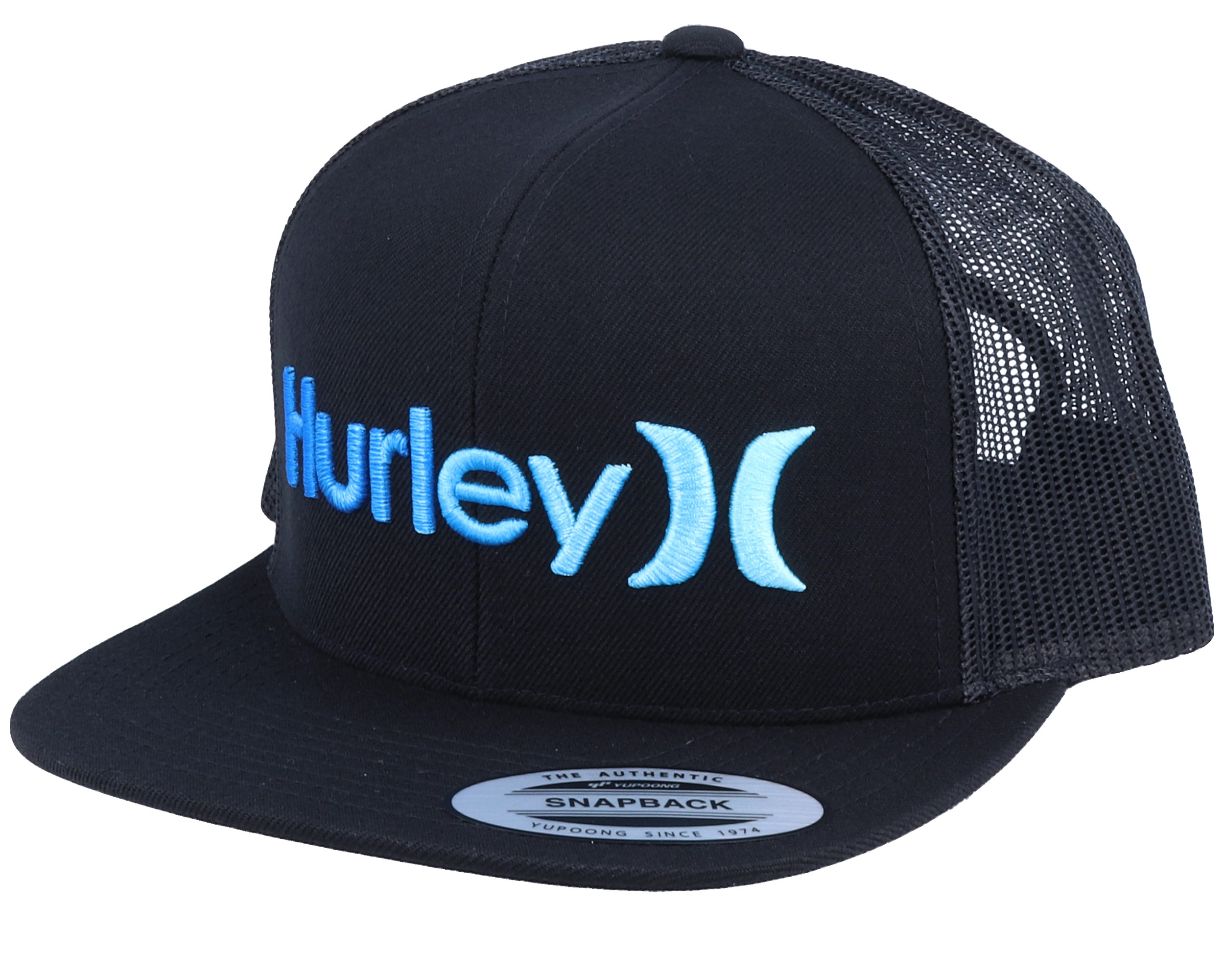 O&O Gradient Black/Blue Trucker - Hurley cap | Hatstoreworld.com