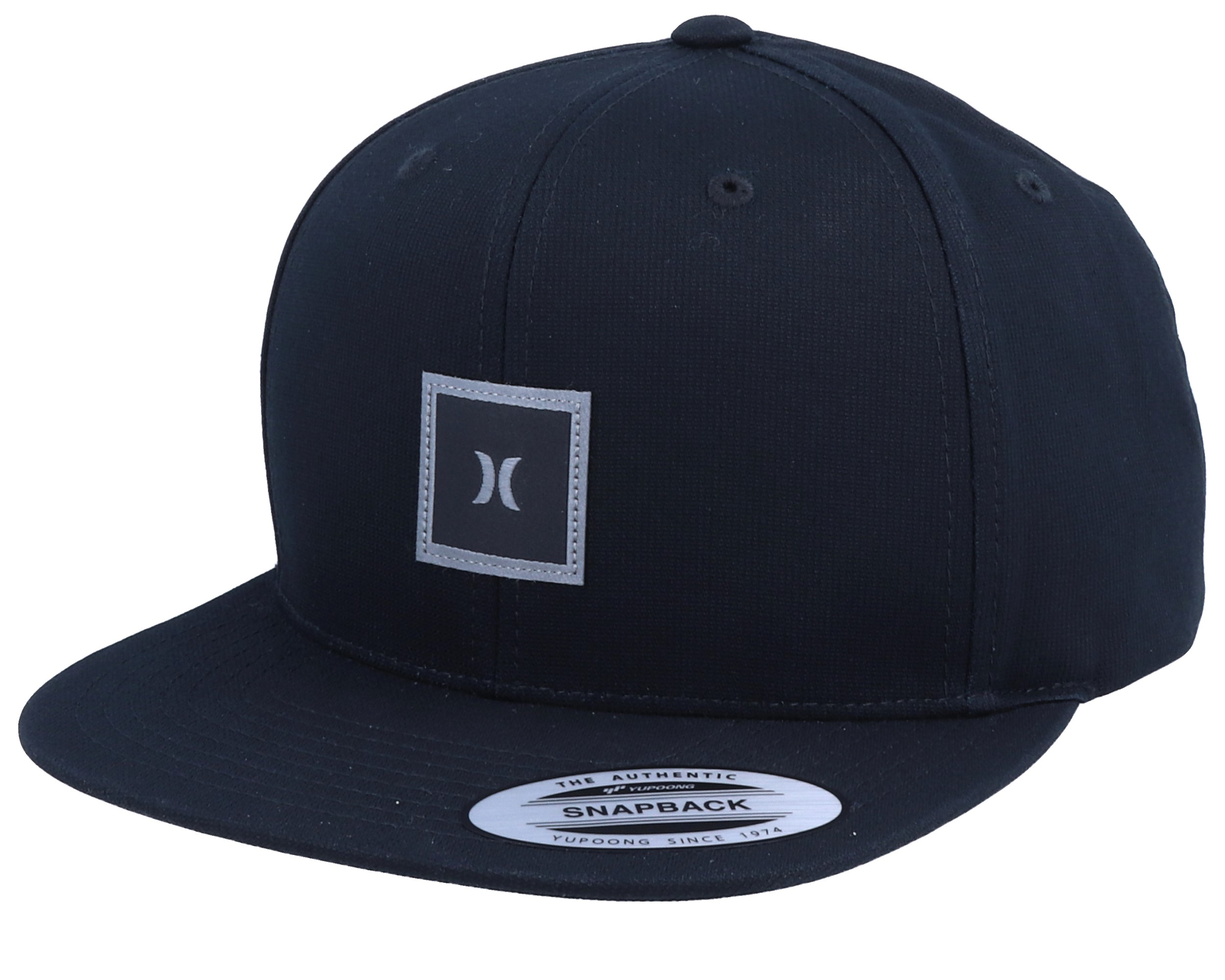 Storm Icon Black/Black Snapback | Hatstoreworld.com