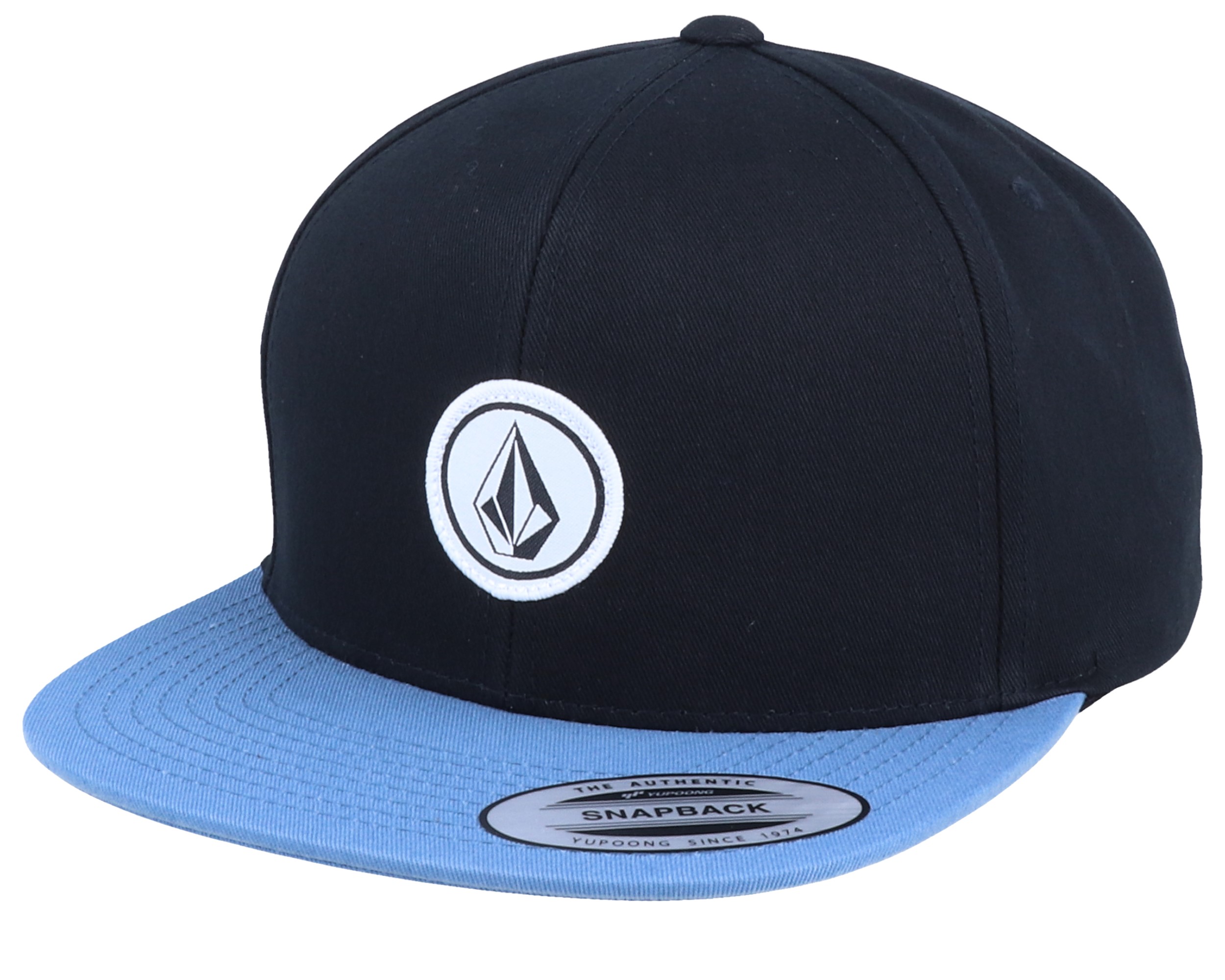 Quarter Twill Black/Blue Snapback - Volcom | Hatstoreworld.com