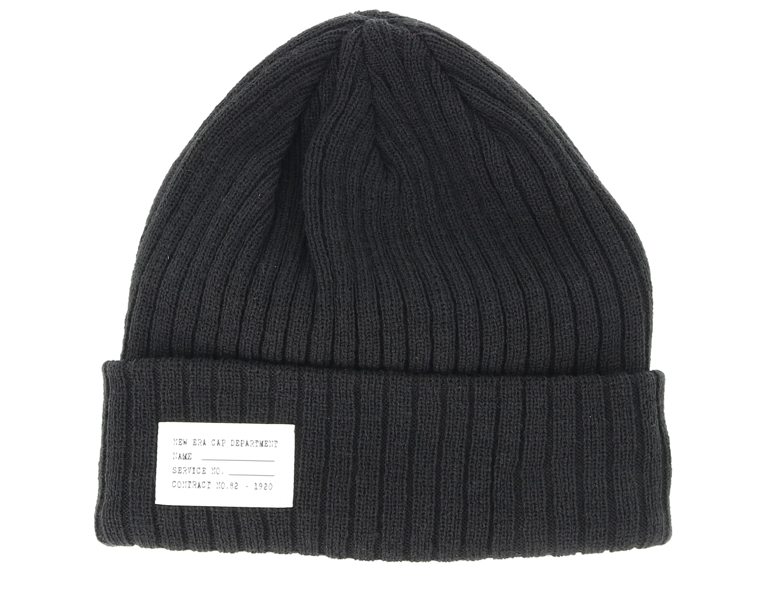 Ribbed Patch Black Cuff | Hatstoreworld.com