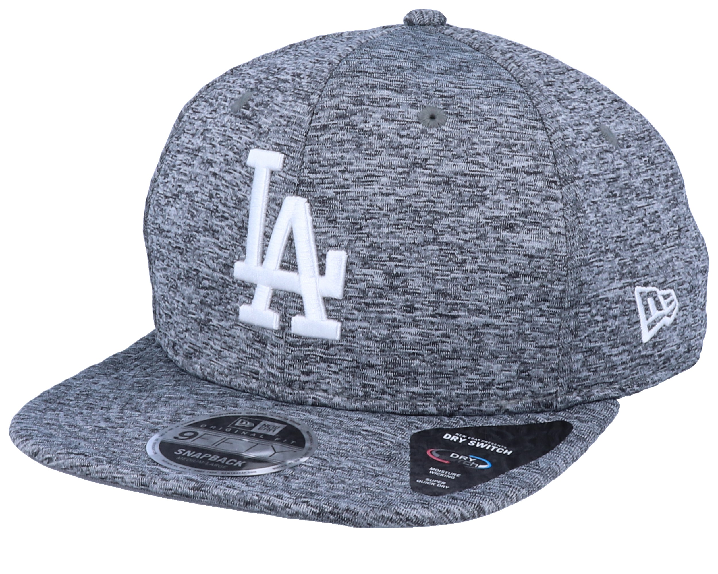 Los Angeles Dodgers Dry Switch 9Fifty Grey/White Snapback ...
