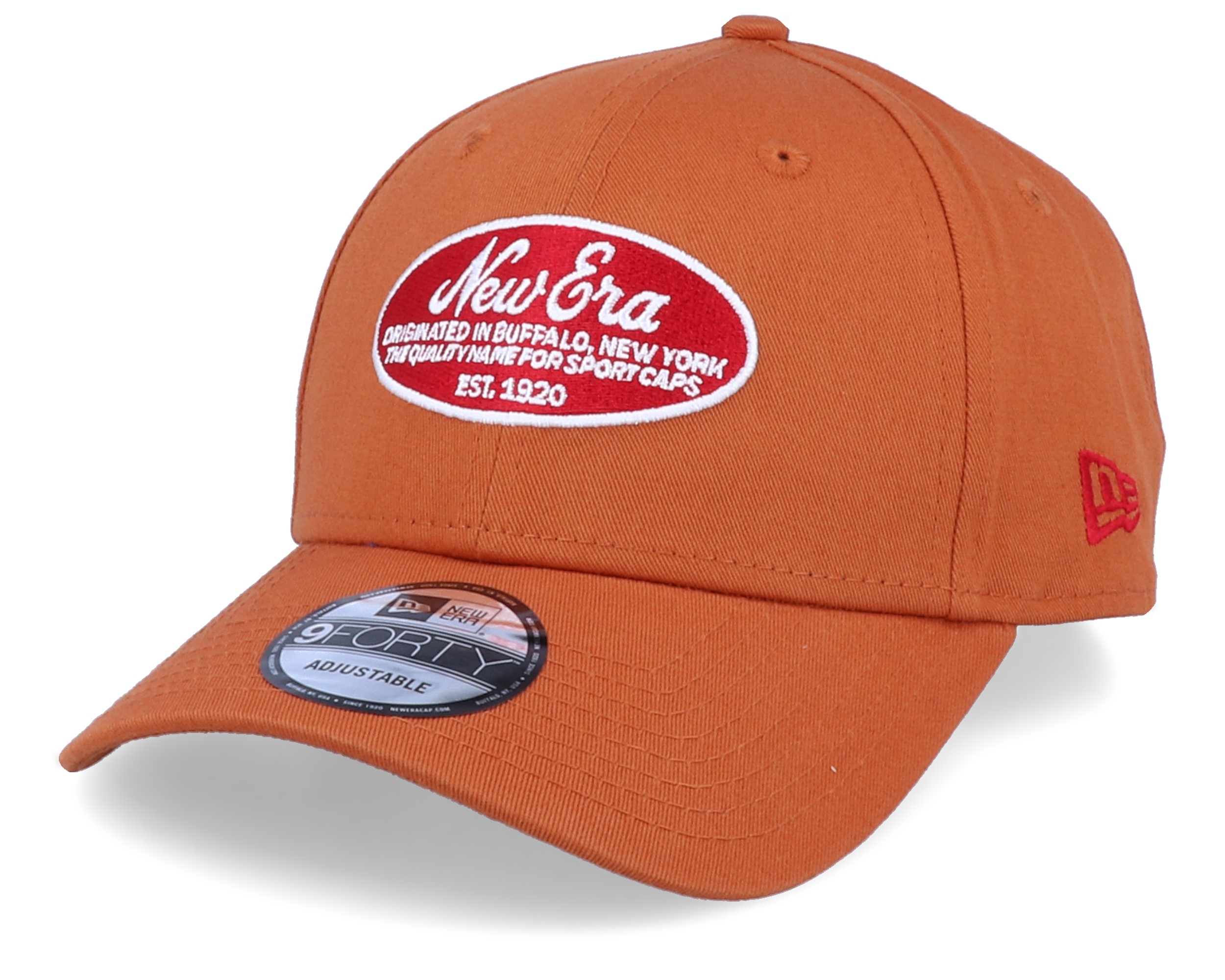 9Forty Oval Logo Rust Adjustable | Hatstoreworld.com