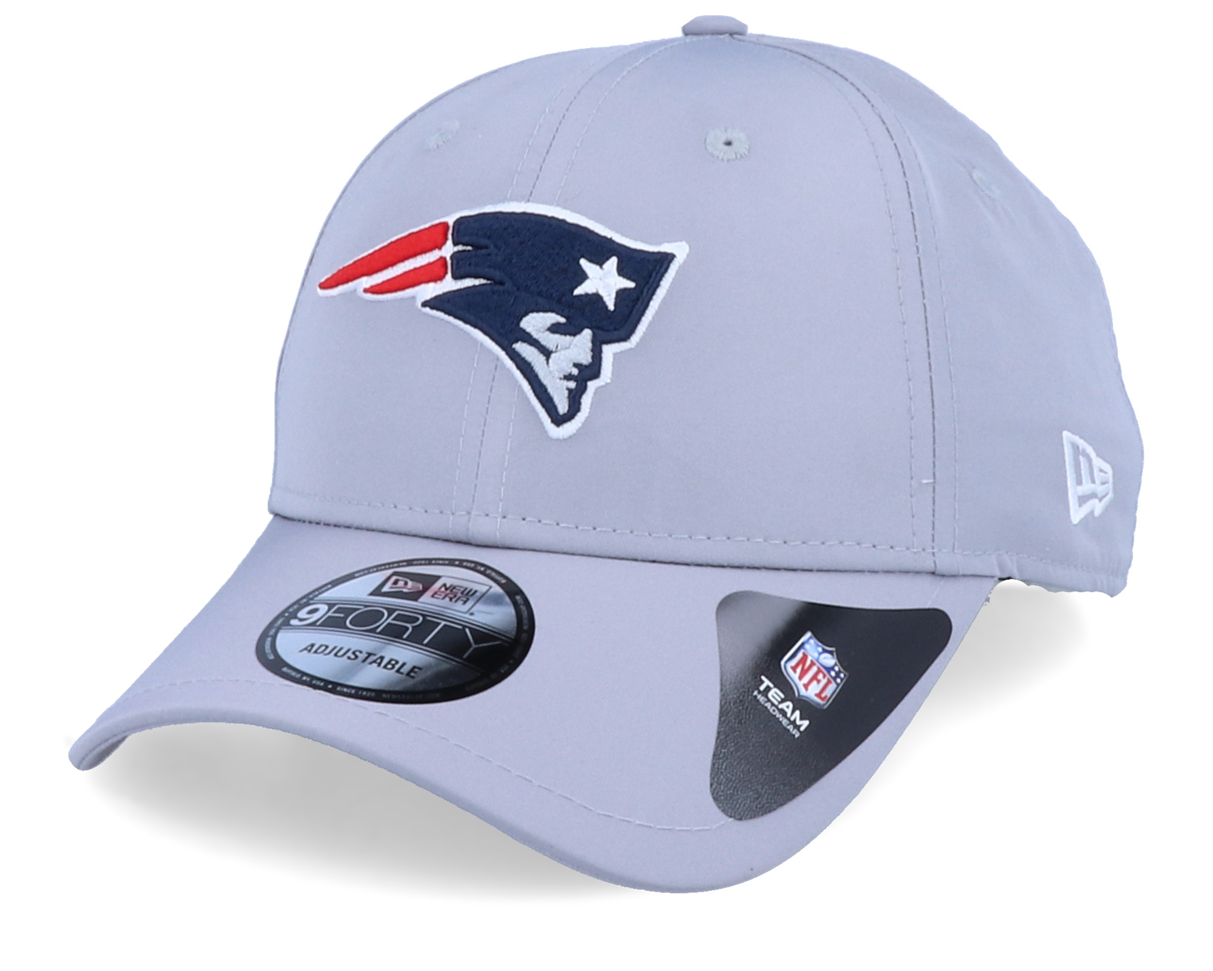 New England Patriots Winter Script Grey Adjustable | Hatstoreworld.com