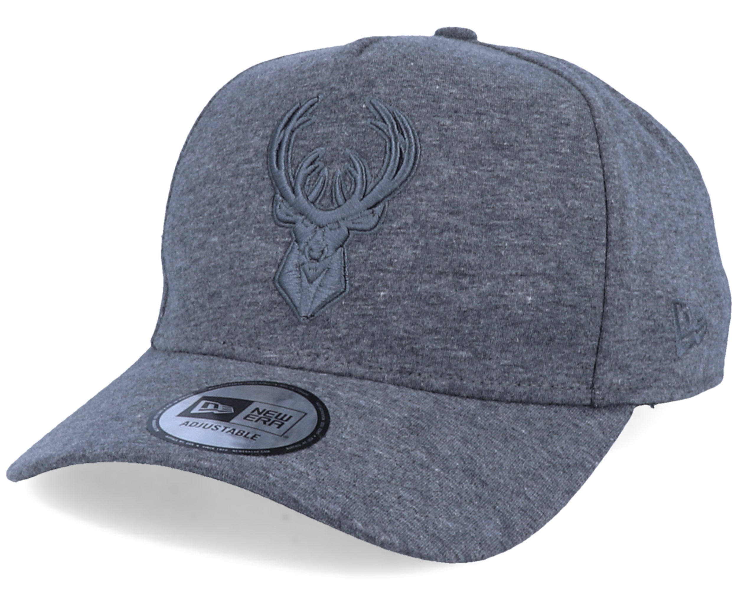 Milwaukee Bucks Essential A-Frame Grey Adjustable - New Era cap ...