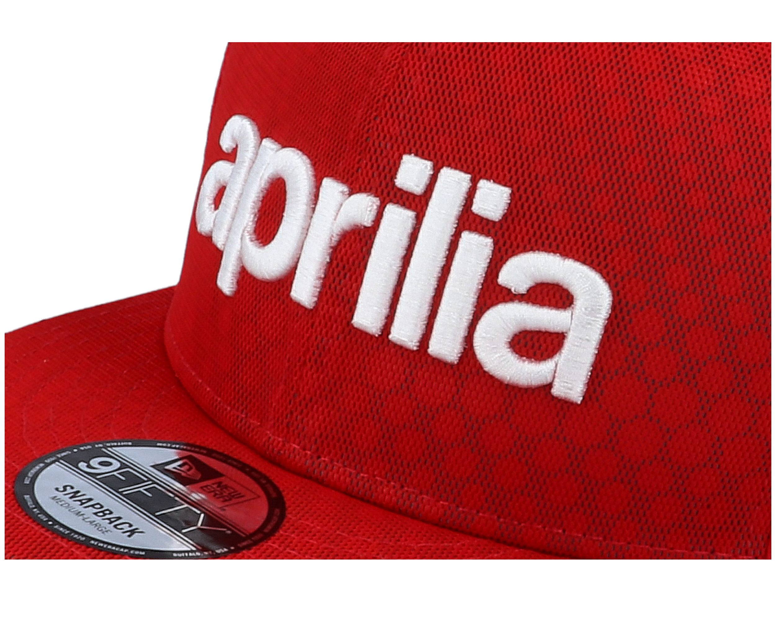 Aprilia SP20 Script 9Fifty Scarlet Red/White Snapback - New Era cap ...
